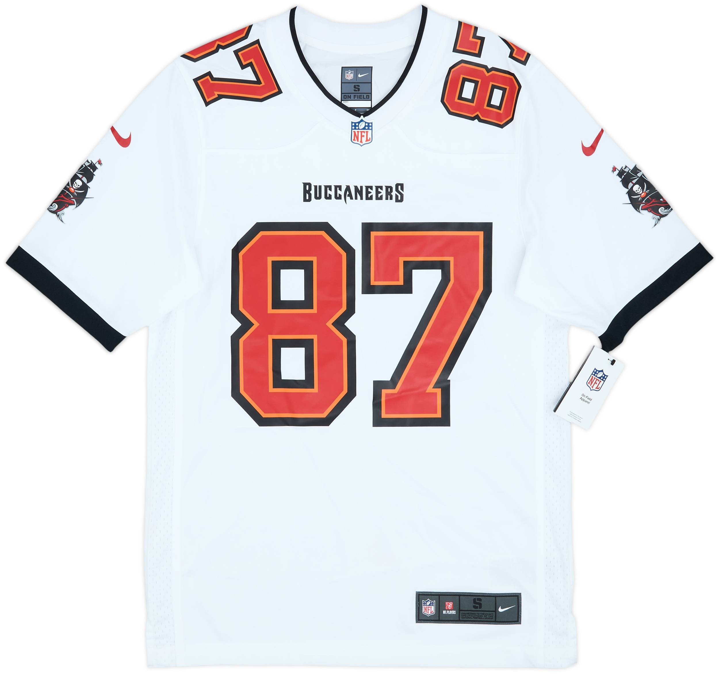 2020-21 Tampa Bay Buccaneers Gronkowski #87 Nike Game Away Jersey (S)