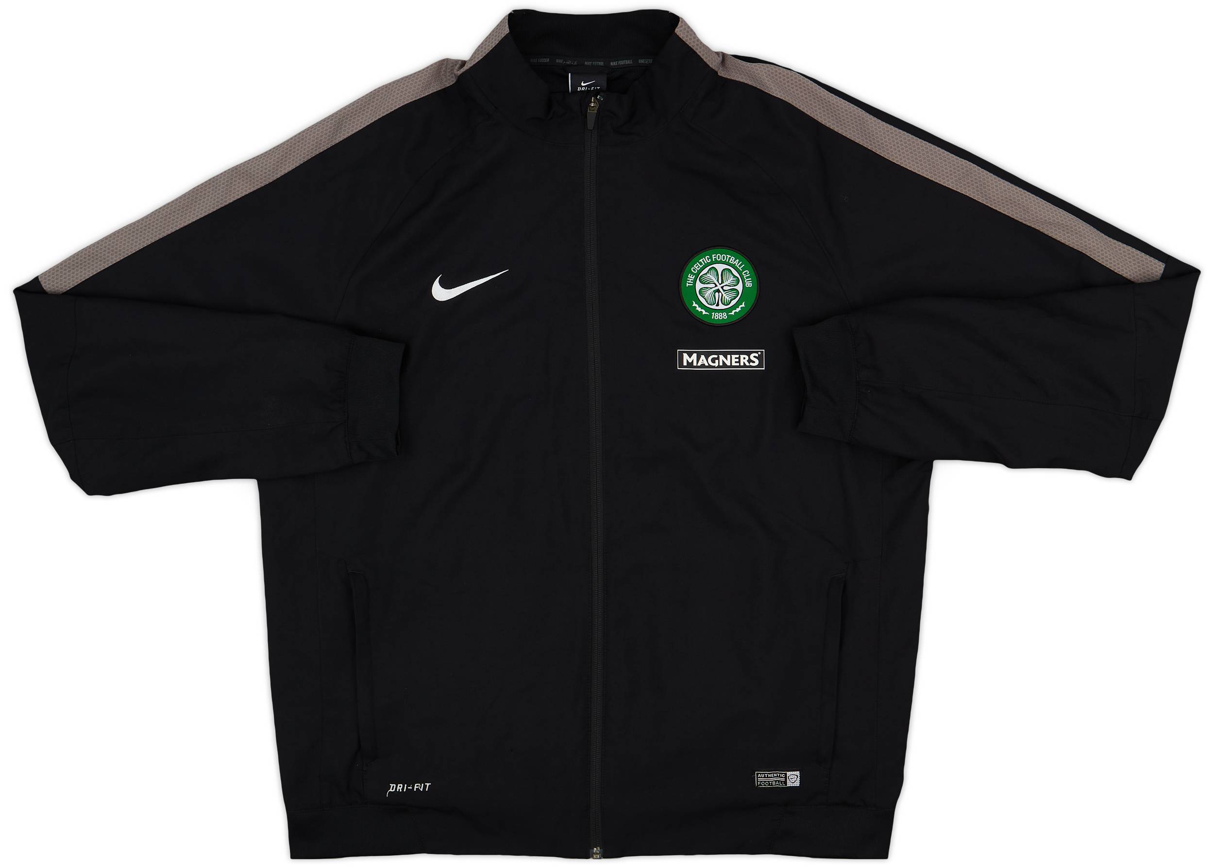 2014-15 Celtic Nike Track Jacket - 9/10 - (XL)