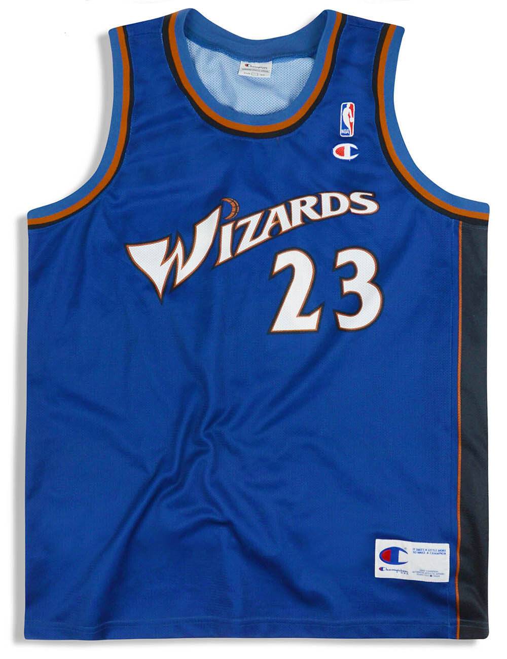 2001-03 Washington Wizards Jordan #23 Champion Jersey (Away) M