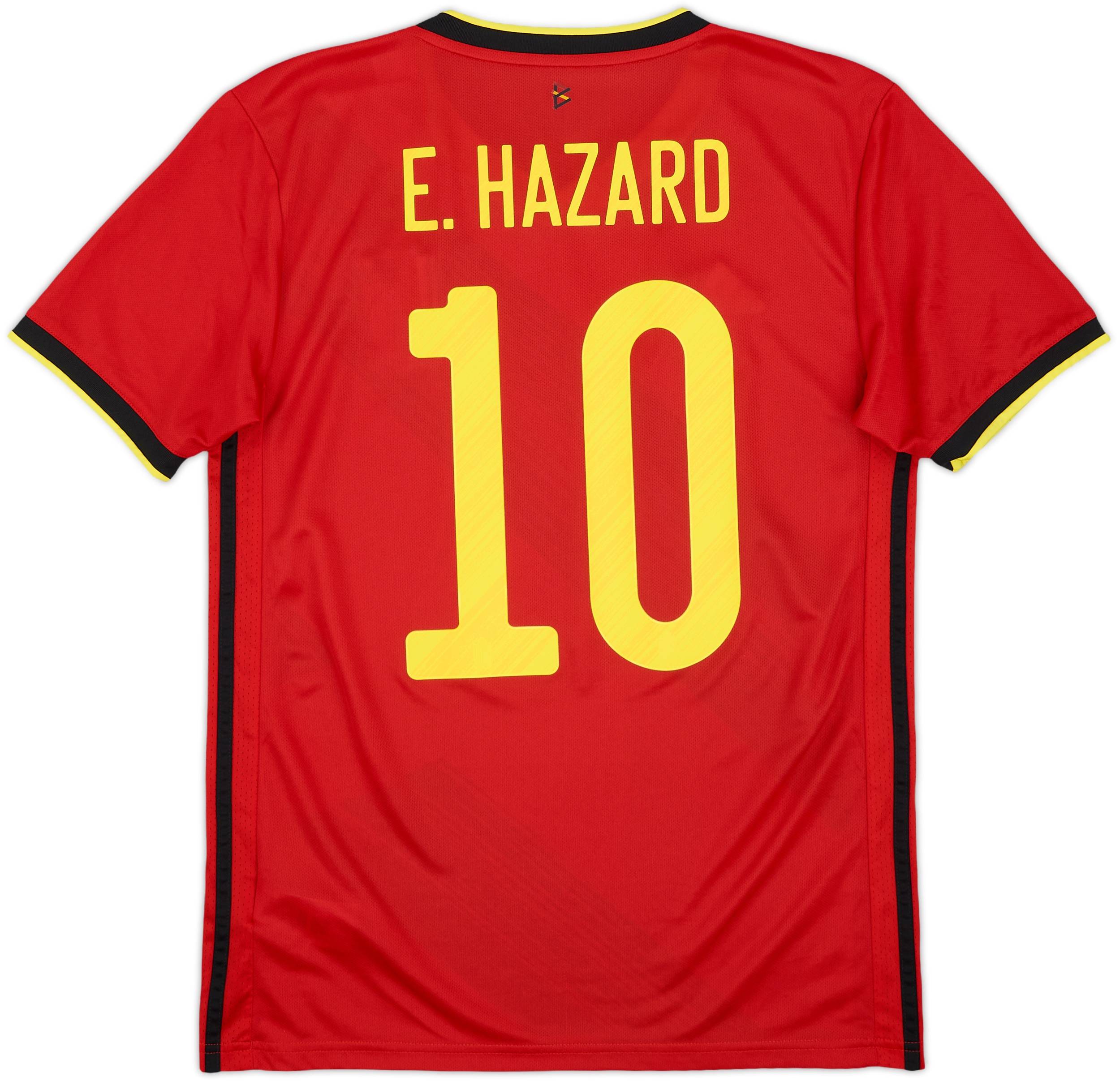 2020-21 Belgium Home Shirt E.Hazard #10 - 9/10 - (S)