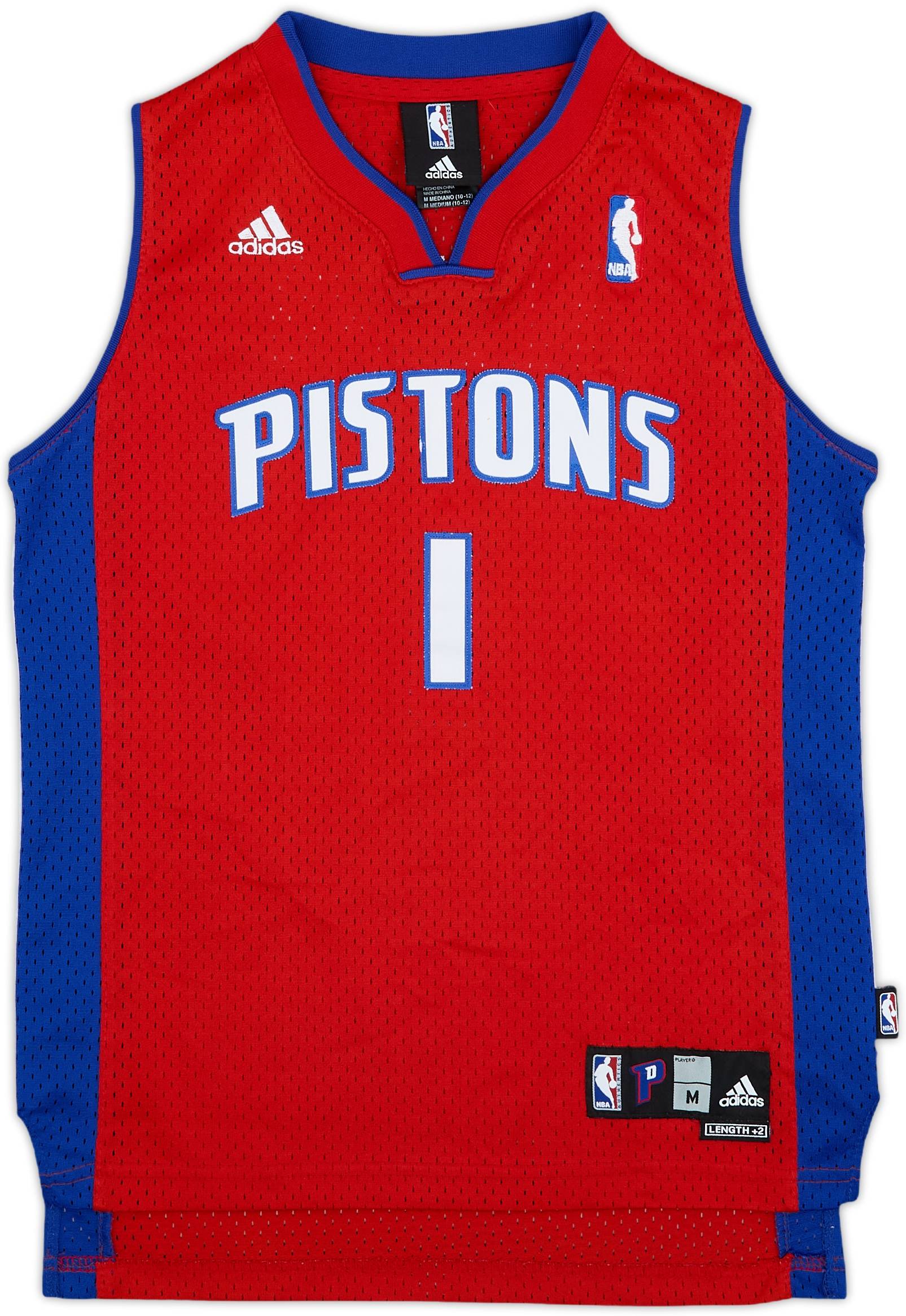 2006-08 Detroit Pistons Billups #1 adidas Swingman Alternate Jersey - 7 ...