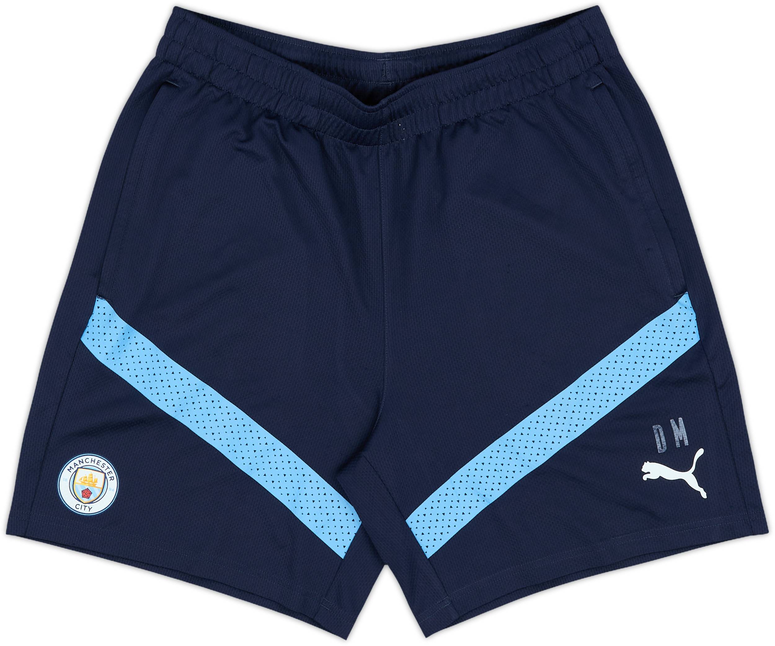 2021-22 Manchester City Puma Staff Issue Training Shorts DM - 7/10 - (L)