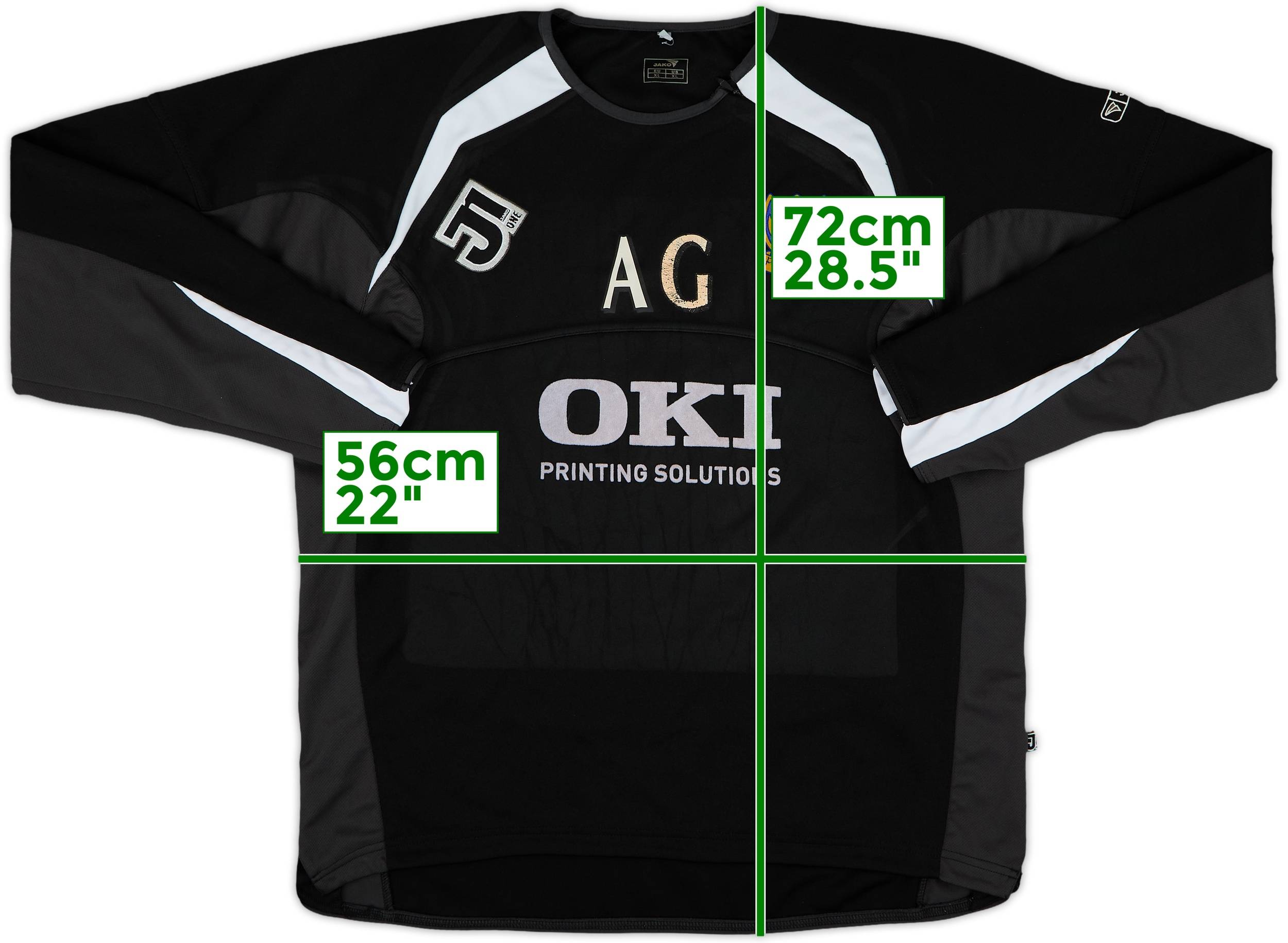 2005-06 Portsmouth Jako Staff Issue 1/4 Zip Drill Top AG - 7/10 - (XL)