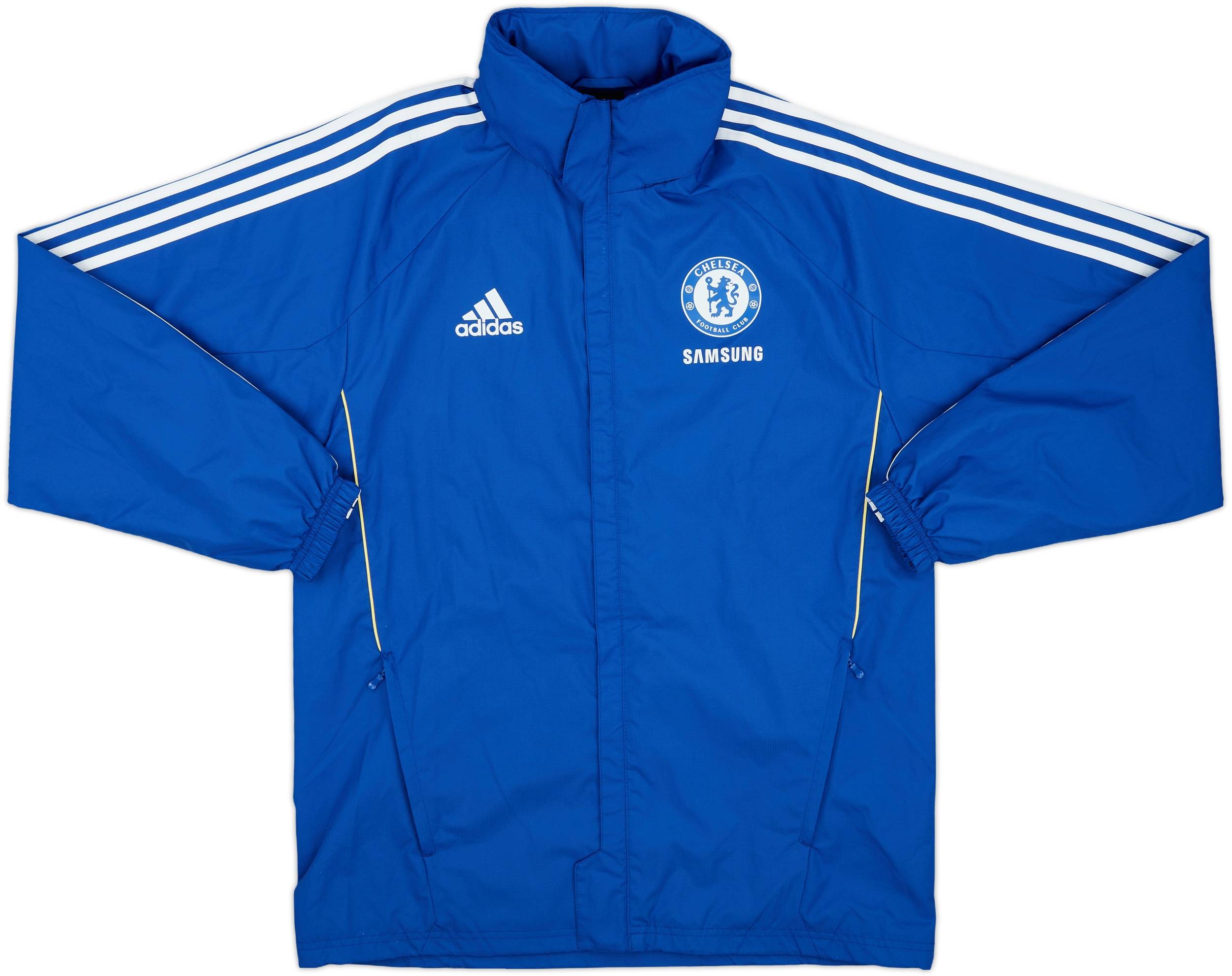 2011-12 Chelsea adidas Hooded Rain Jacket - 9/10 - (M)