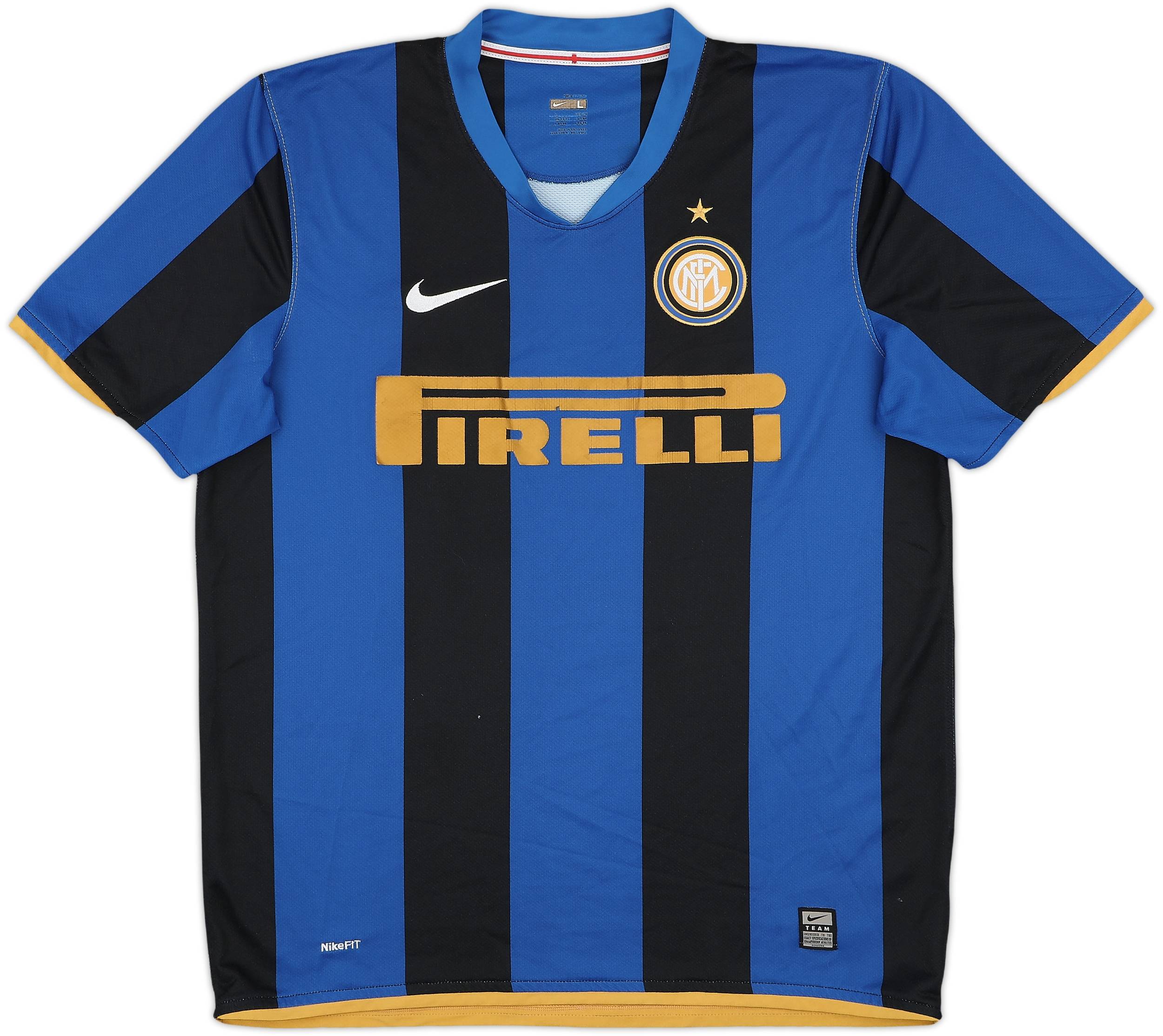 2008-09 Inter Milan Home Shirt - 7/10 - (L)