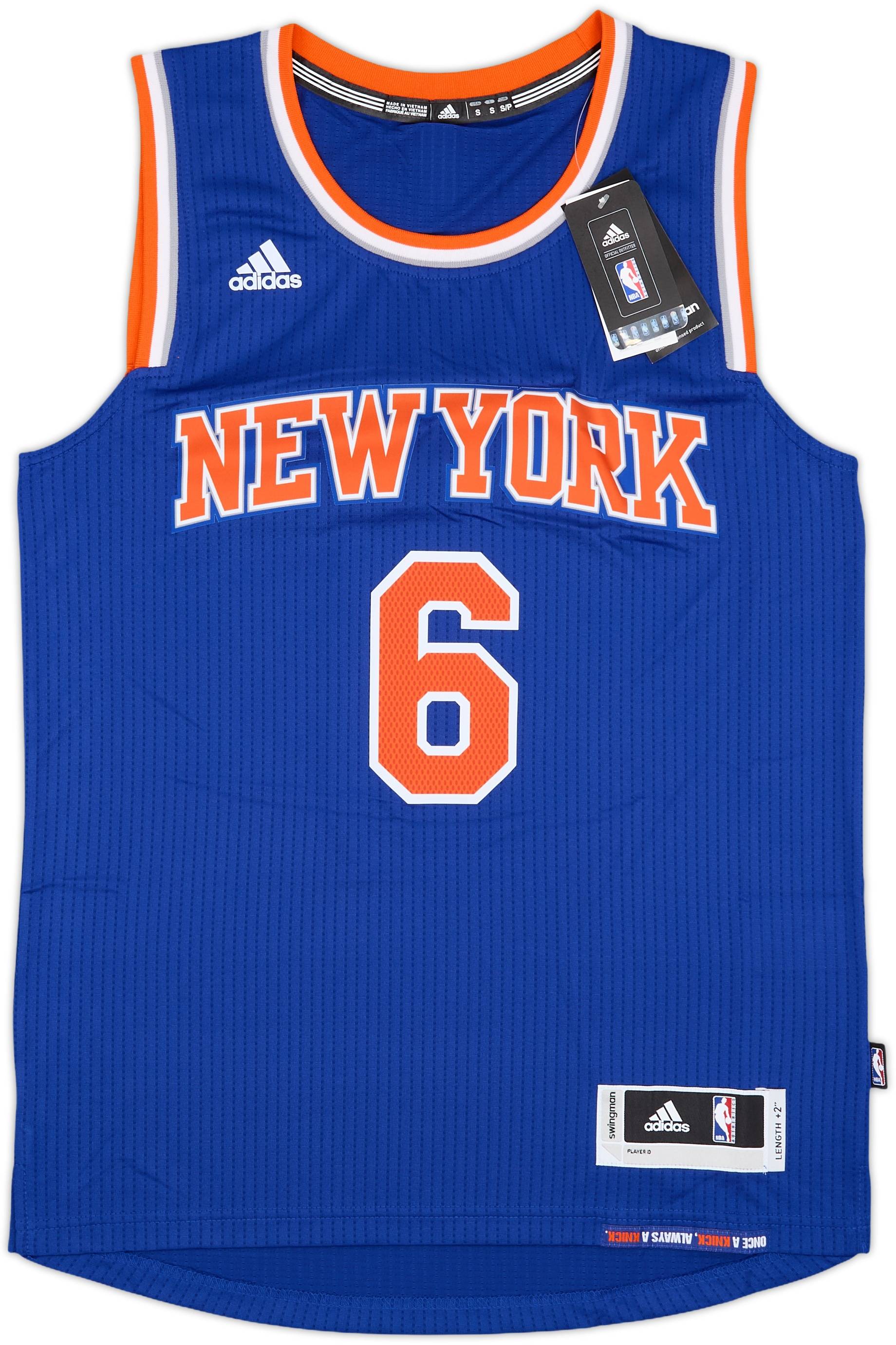2015-17 New York Knicks Porzingis #6 adidas Swingman Away Jersey (S)