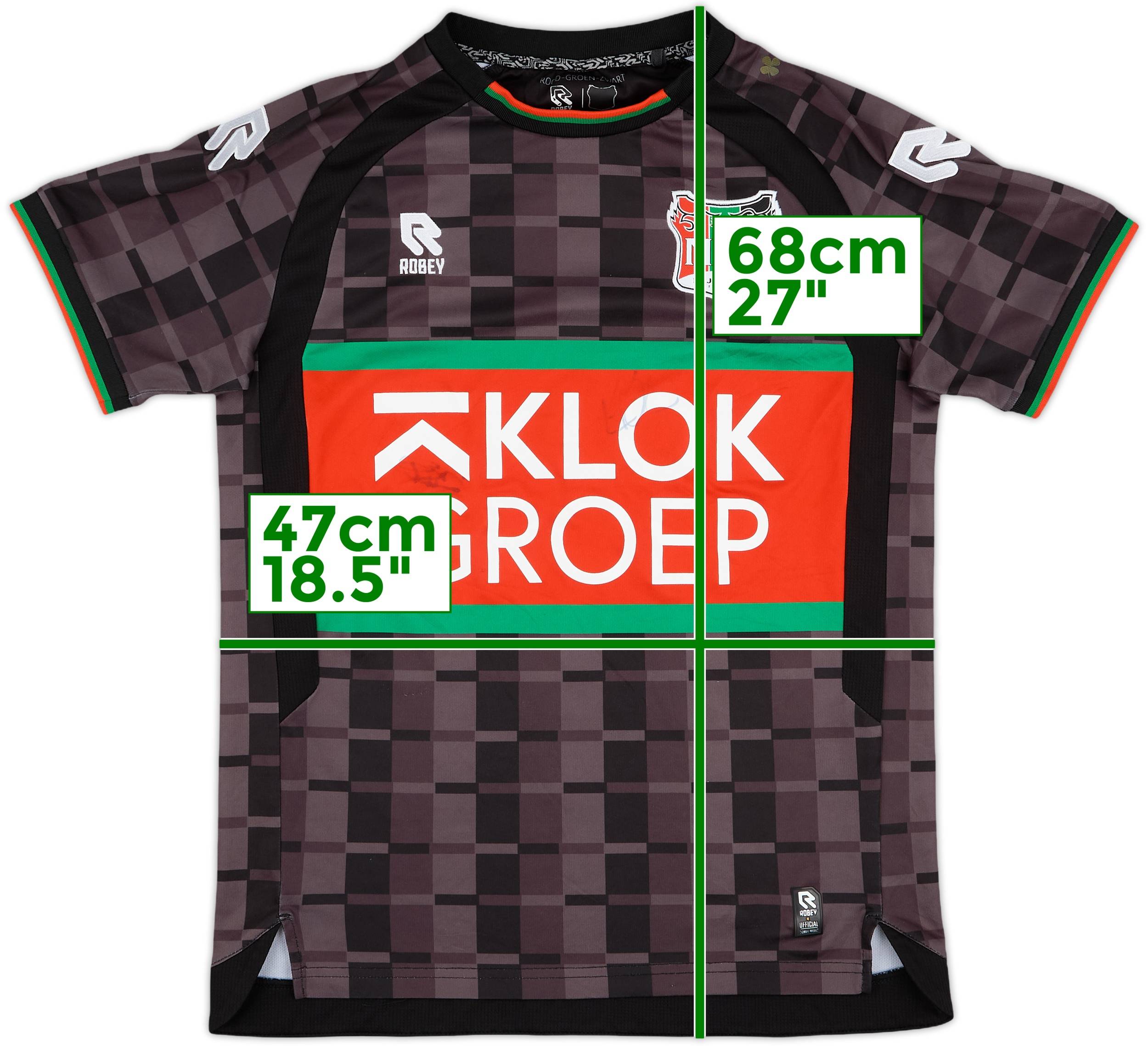 2023-24 NEC Nijmegen Signed Away Shirt Robin - 8/10 - (S)