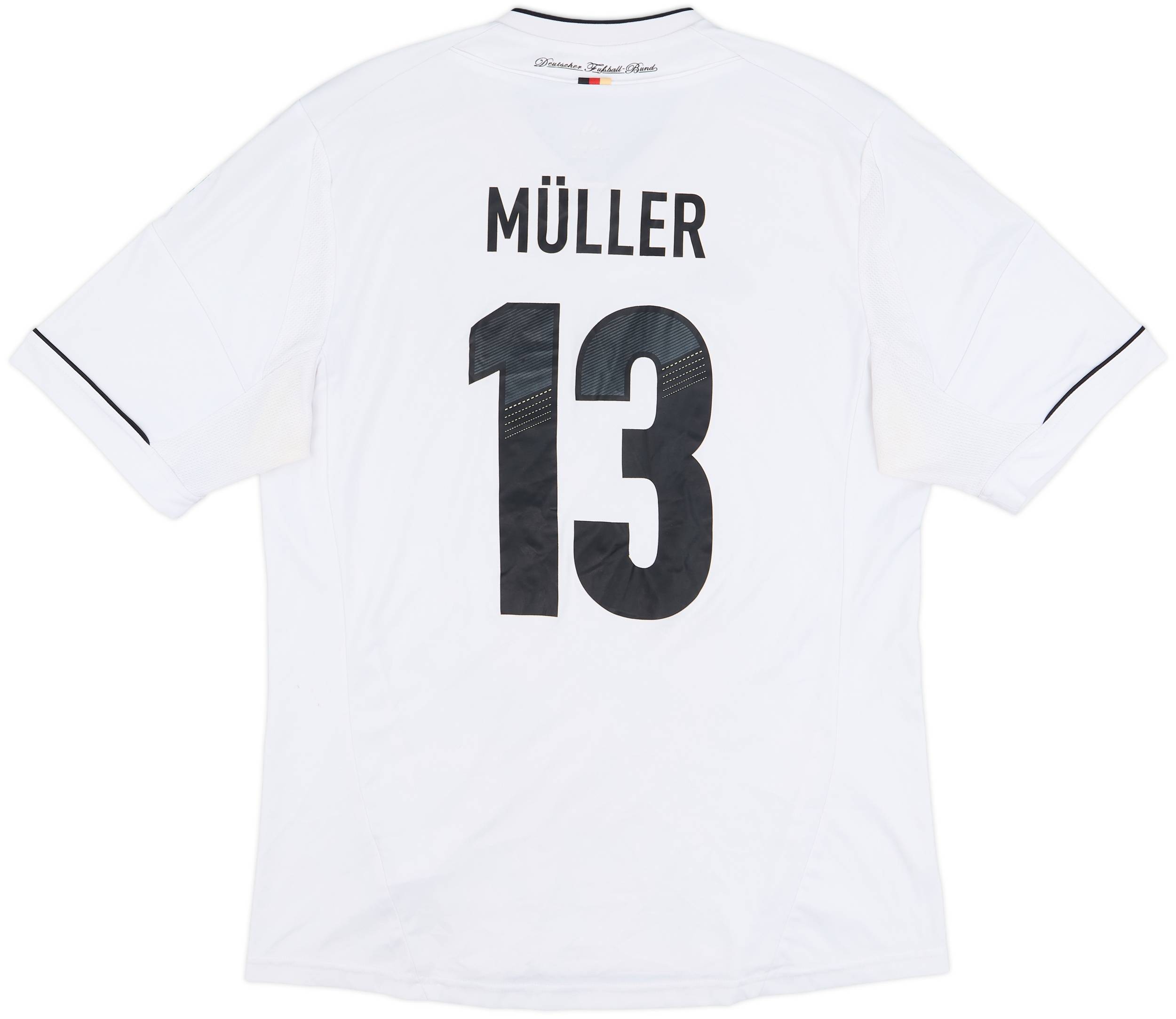 2012-13 Germany Home Shirt Muller #13 - 4/10 - (L)