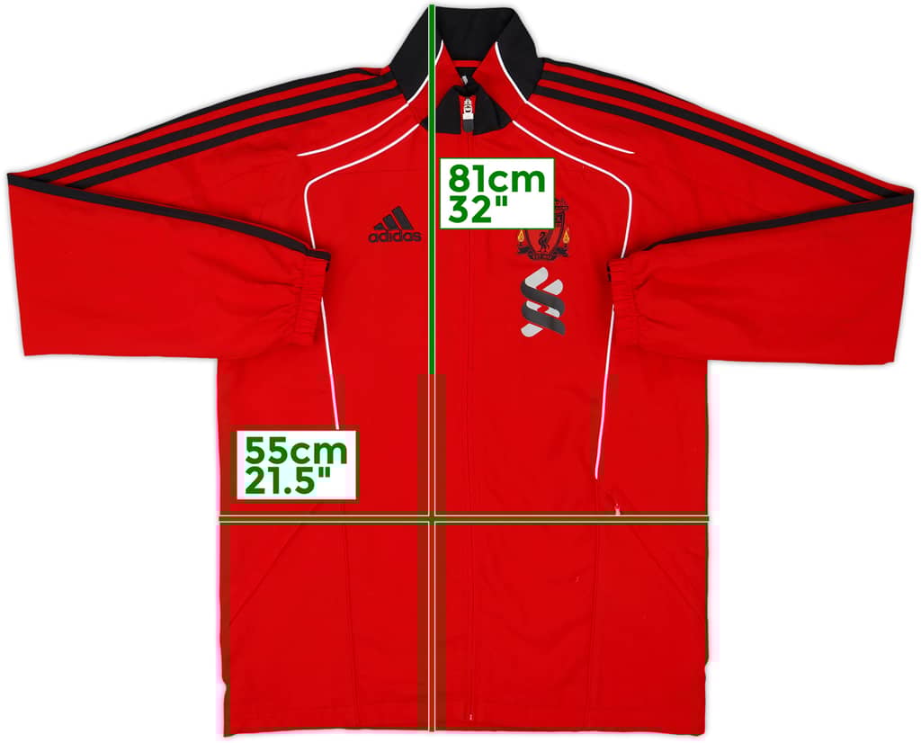 2010-11 Liverpool adidas Track Jacket - 7/10 - (M)