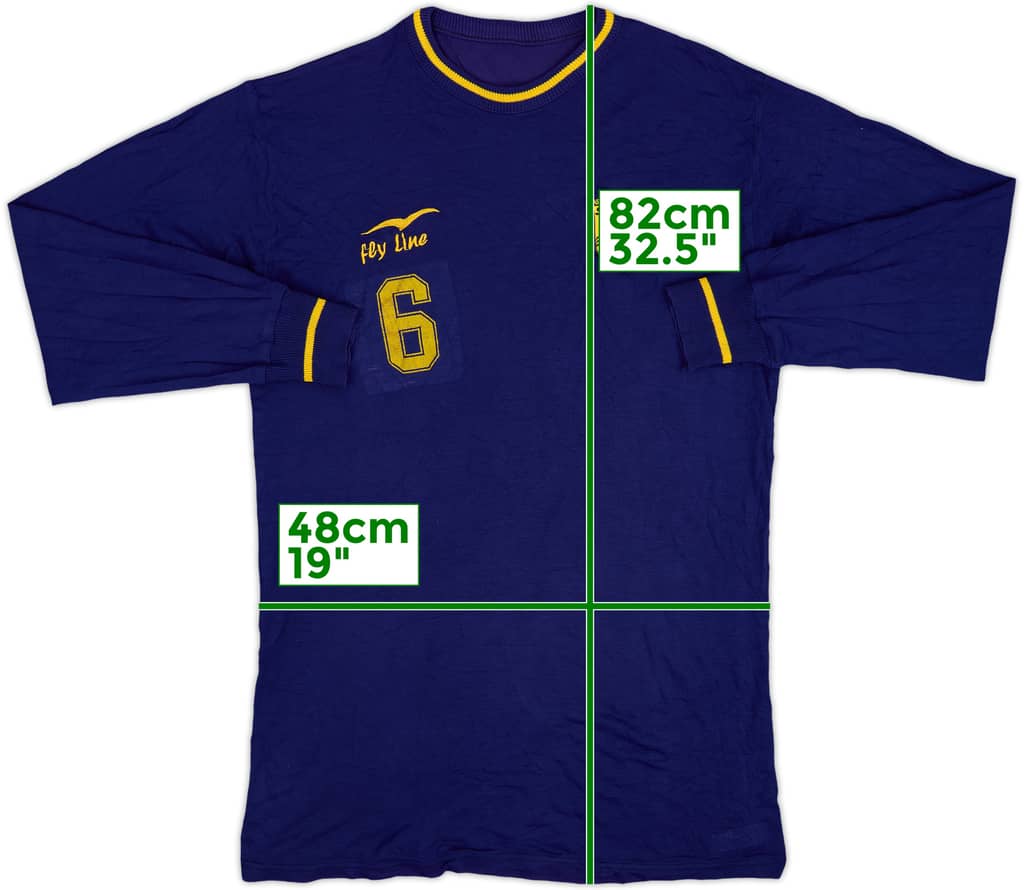 2000s Juve Stabia Fly Line Player Issue Training Shirt #6 - 8/10 - (M)