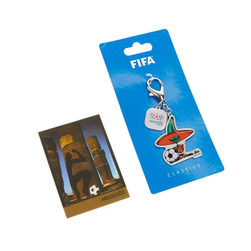 FIFA Classics Official Mascot Keychain & Poster Sticker Mexico 86