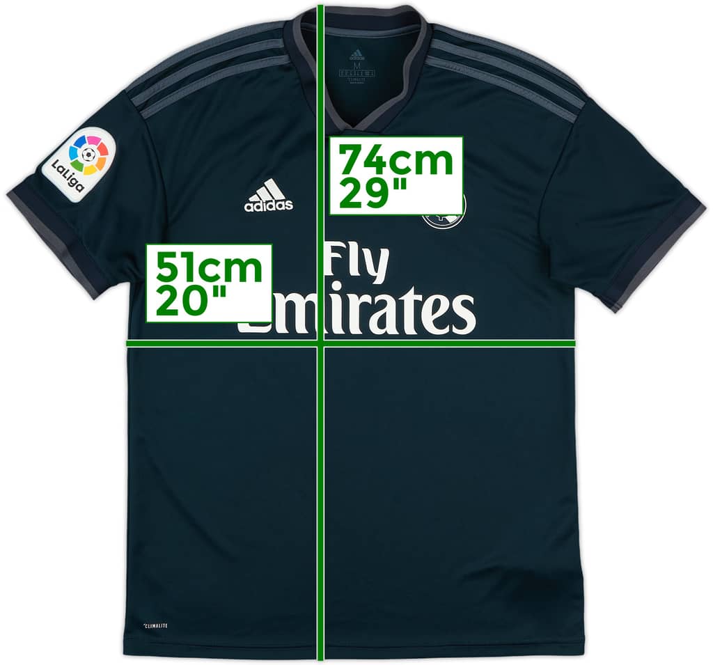 2018-19 Real Madrid Away Shirt - 8/10 - (M)