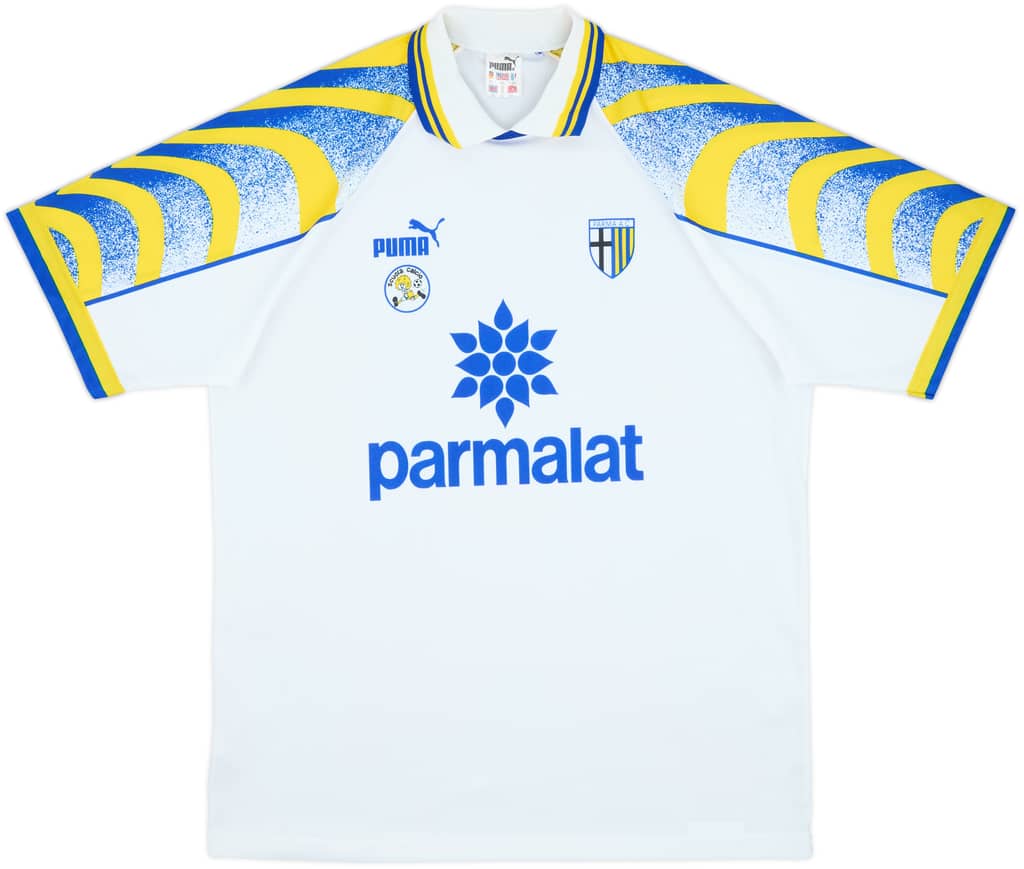 1995-97 Parma Basic Scuola Calcio Home Shirt - 9/10 - (XL)