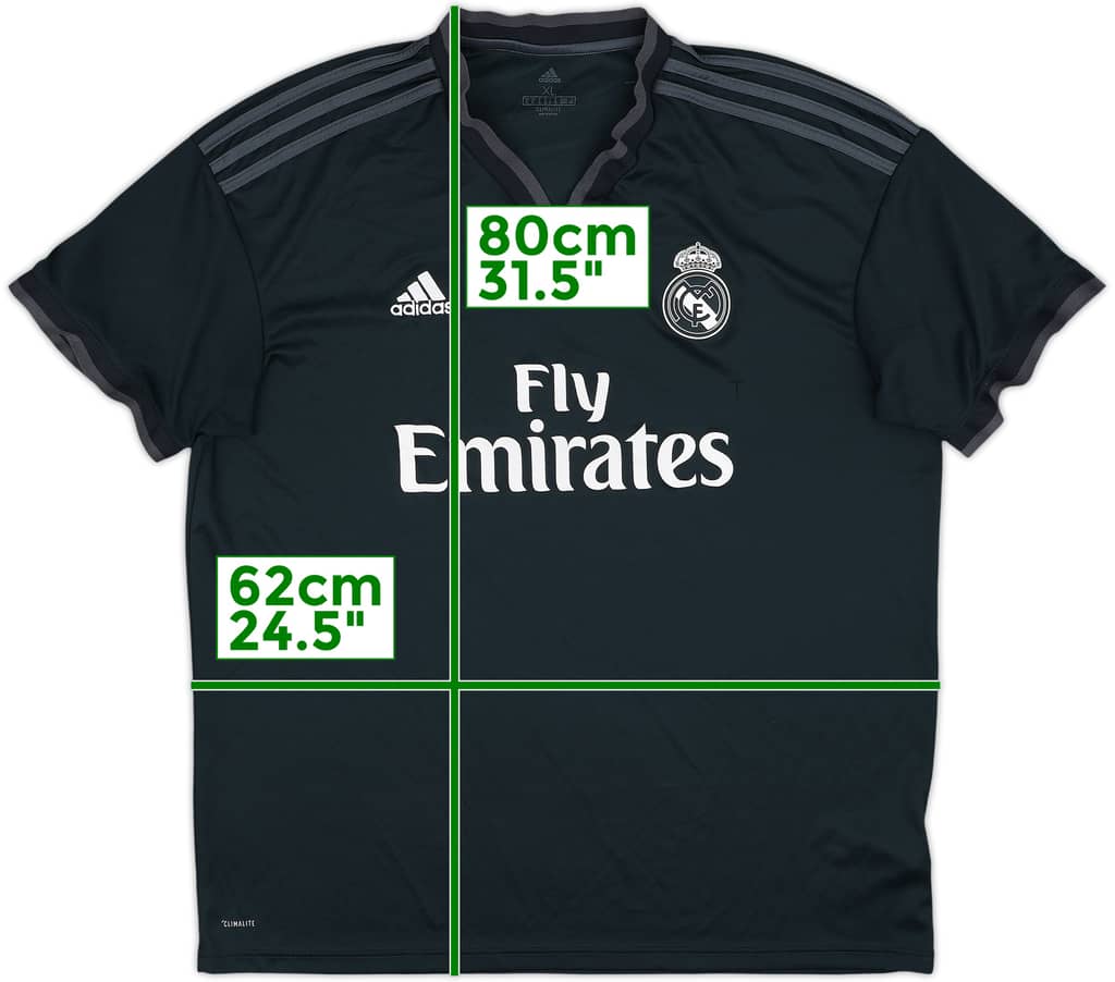 2018-19 Real Madrid Away Shirt - 6/10 - (XL)