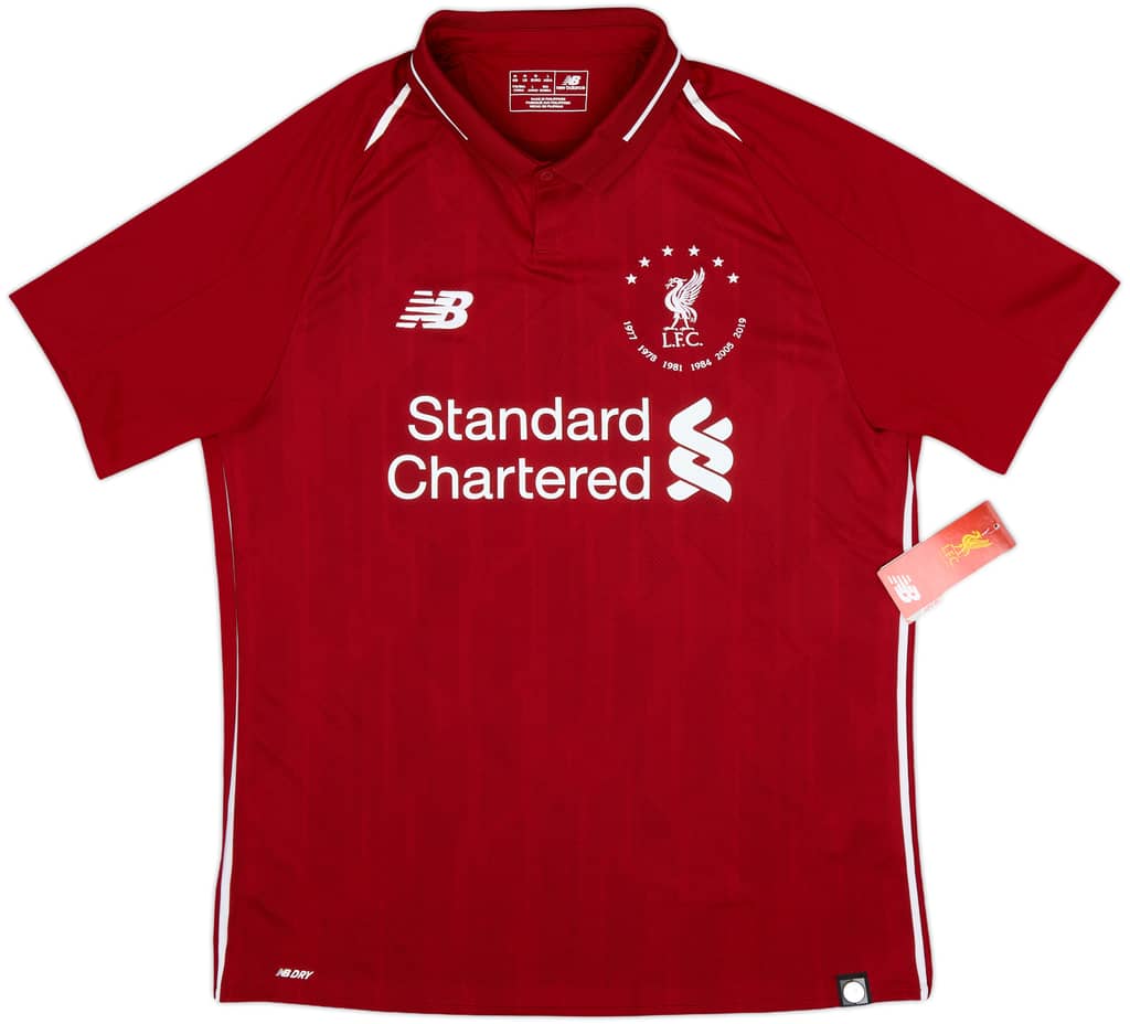 2018-19 Liverpool 'Champions' Home Shirt (M)
