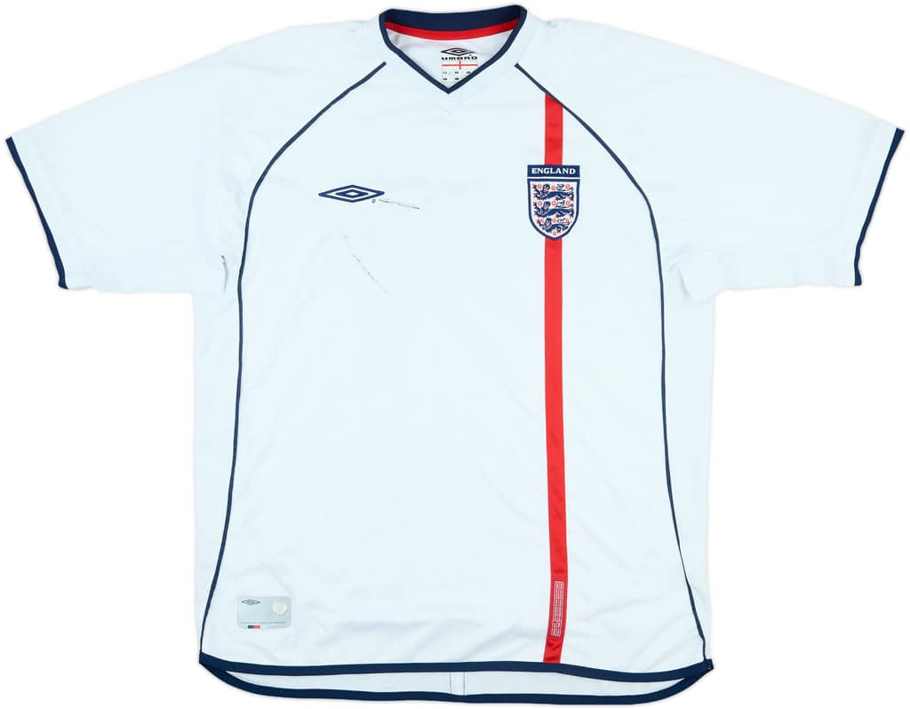 2001-03 England Home Shirt - 5/10 - (XL)