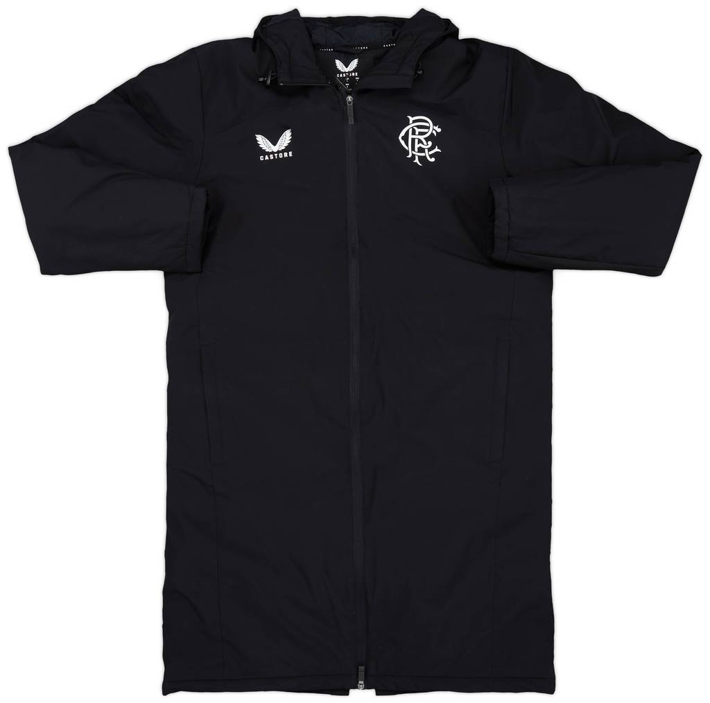 2023-24 Rangers Castore Long Bench Jacket - 9/10
