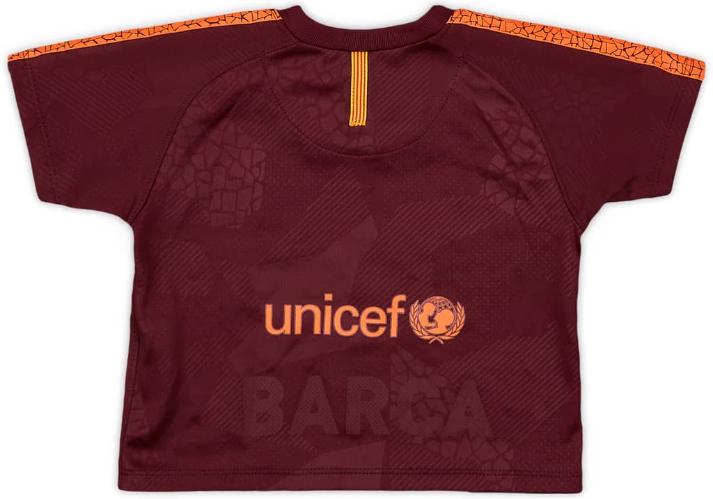 2017-18 Barcelona Third Shirt - 7/10 - (3-6 Months)