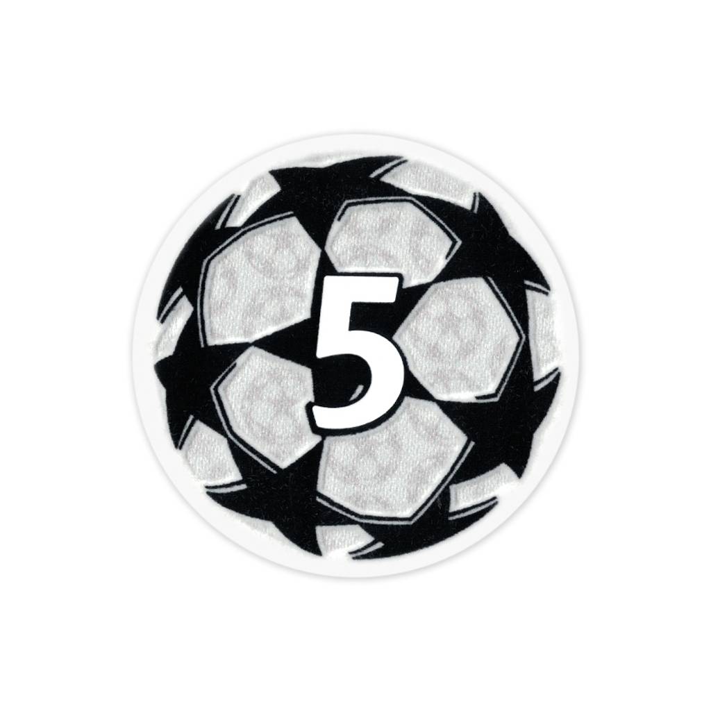 2021-24 UEFA Champions League 5 Times Winners Player Issue Badge of ...