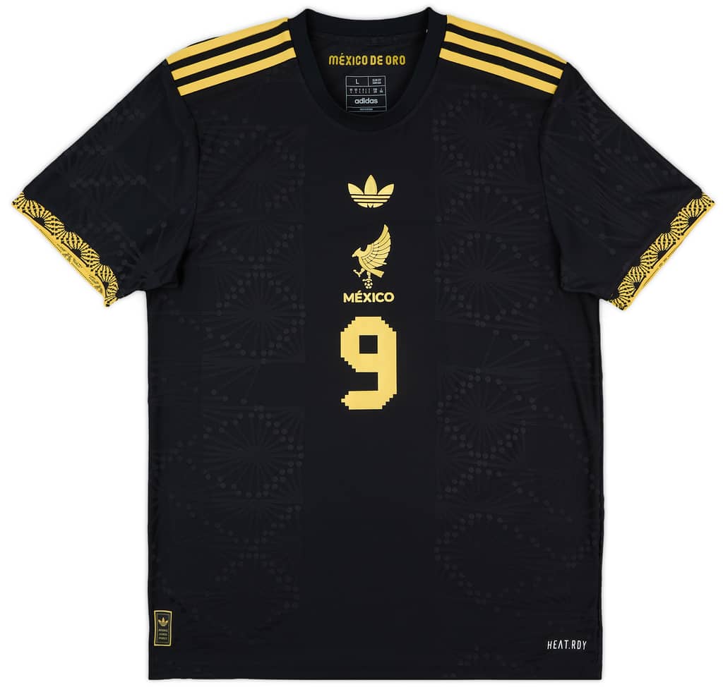 2025 Mexico Authentic Gold Cup Shirt Raul #9