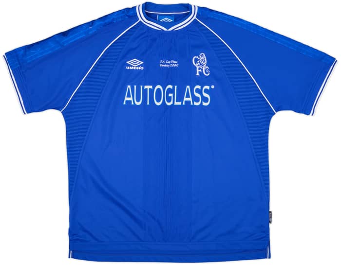1999-01 Chelsea 'FA Cup Final' Home Shirt Zola #25 - 8/10 - (XXL)