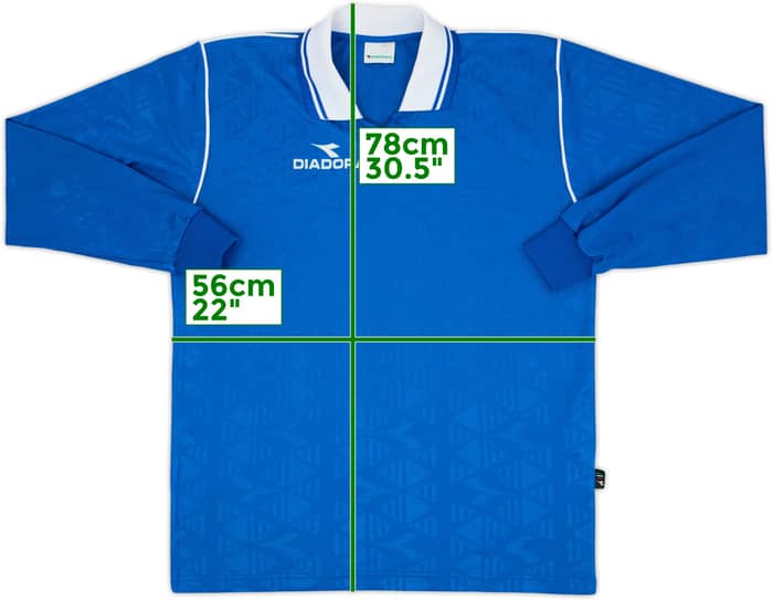 1990s Diadora Template L/S Shirt - 9/10 - (L)