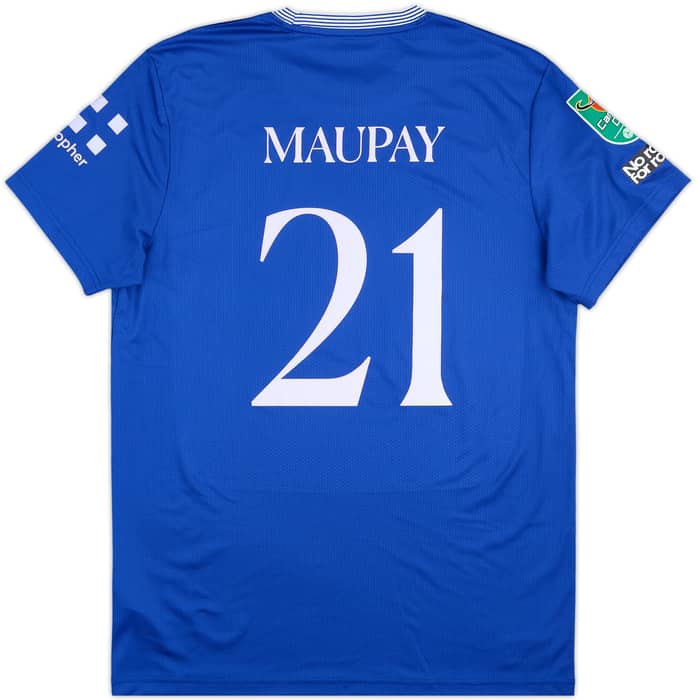 2024-25 Everton Match Issue Carabao Cup Home Shirt Maupay #21