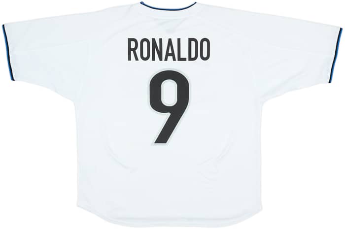 1999-00 Inter Milan Away Shirt Ronaldo #9 - 7/10 - (L)