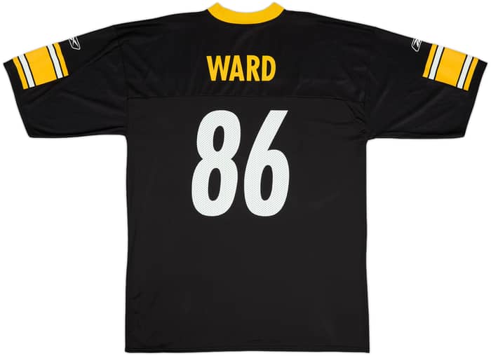 2005-06 Pittsburgh Steelers Ward #86 Reebok Replica Home Jersey - 8/10 ...