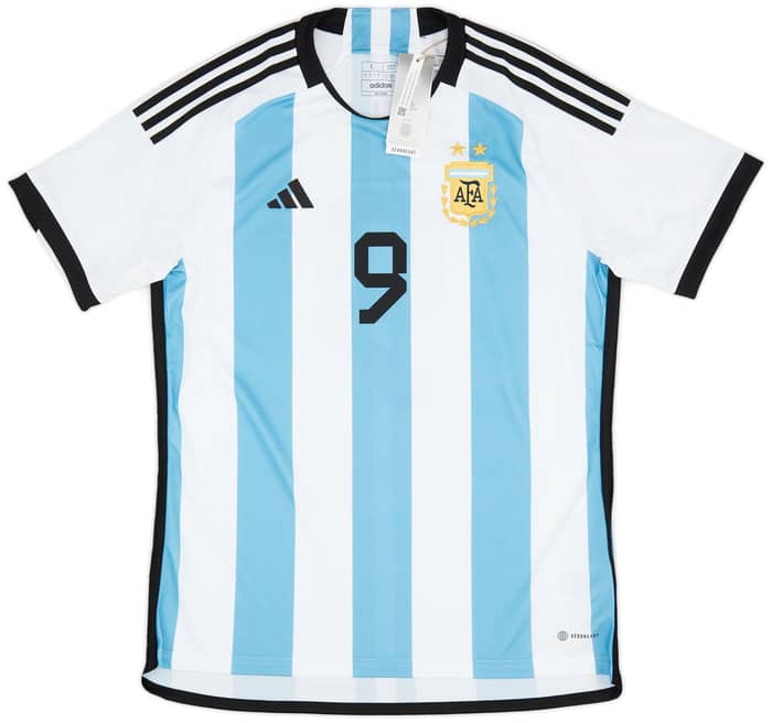 2022-23 Argentina Home Shirt J.Alvarez #9