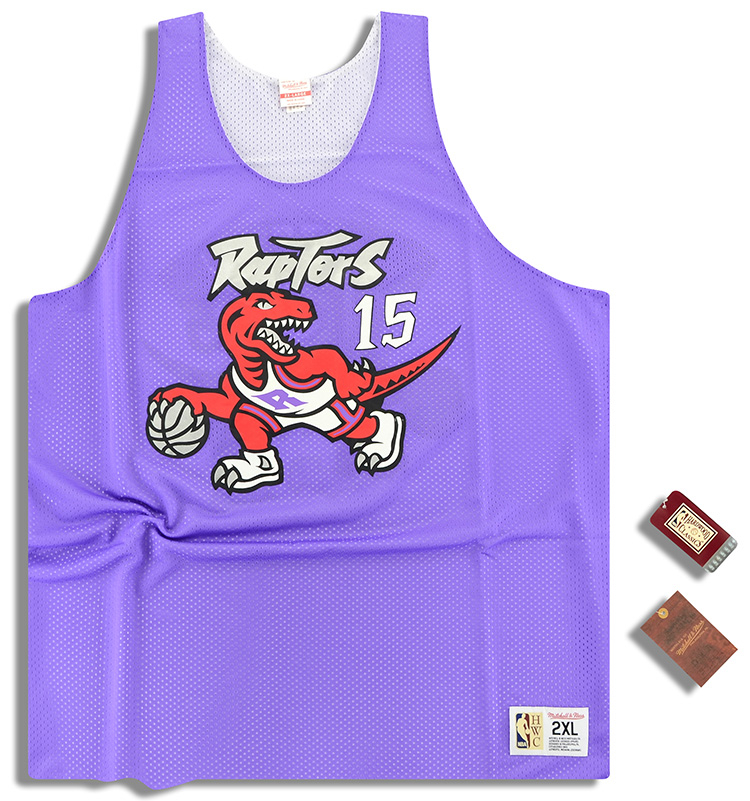 (Amazon) Mitchell & Ness Toronto Raptors Carter #15 Reversible Jersey