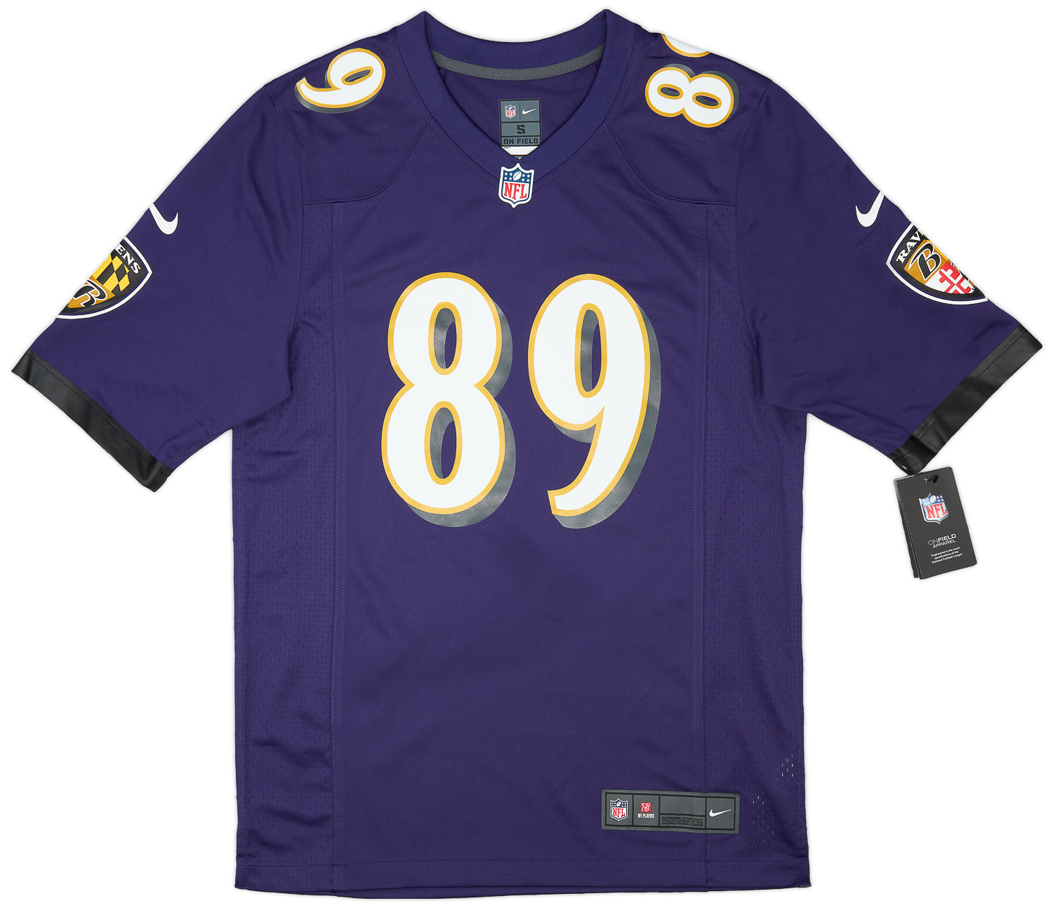 2018-23 Baltimore Ravens Andrews #89 Nike Game Home Jersey (S)