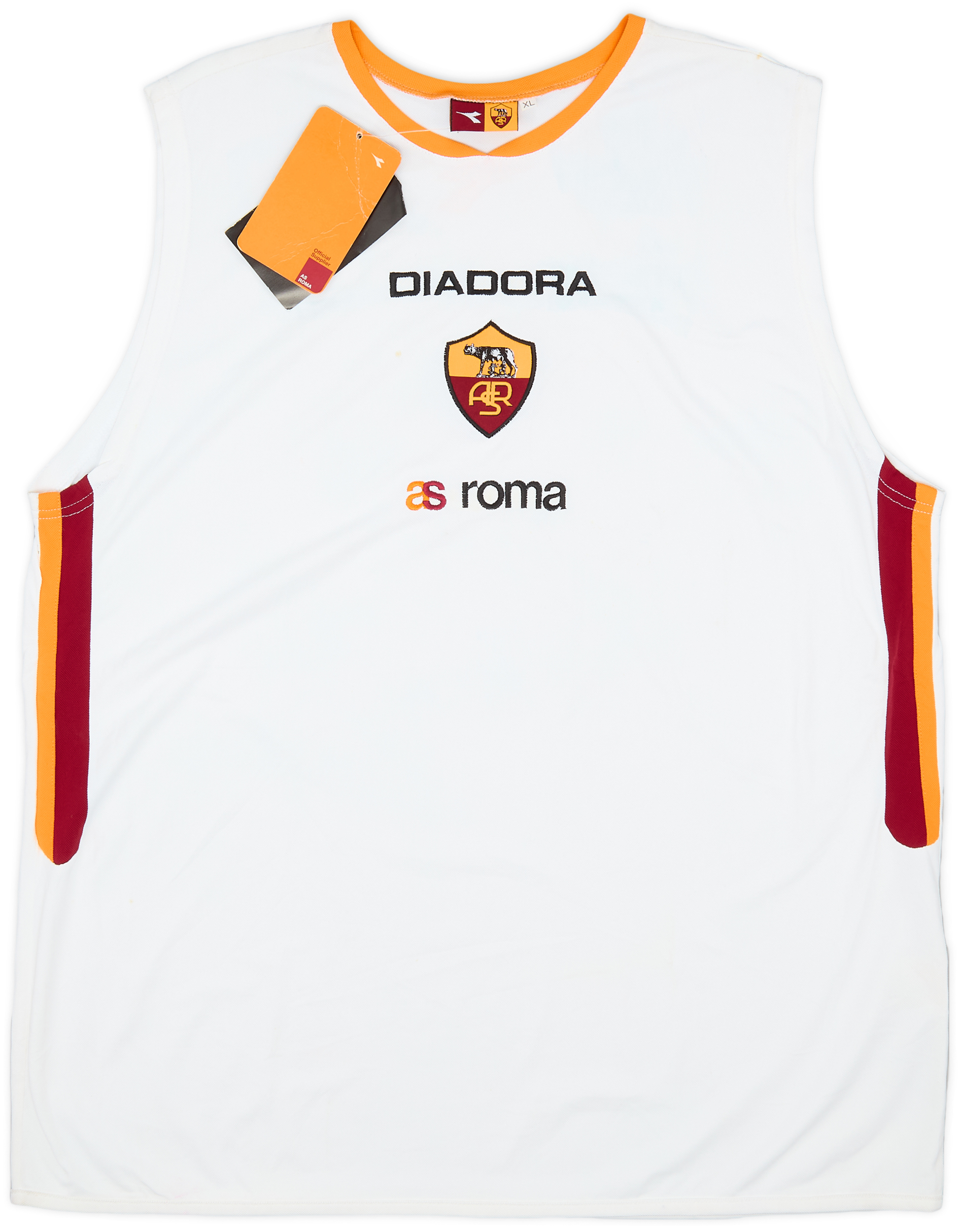 2003-04 Roma Diadora Training Vest (XL)