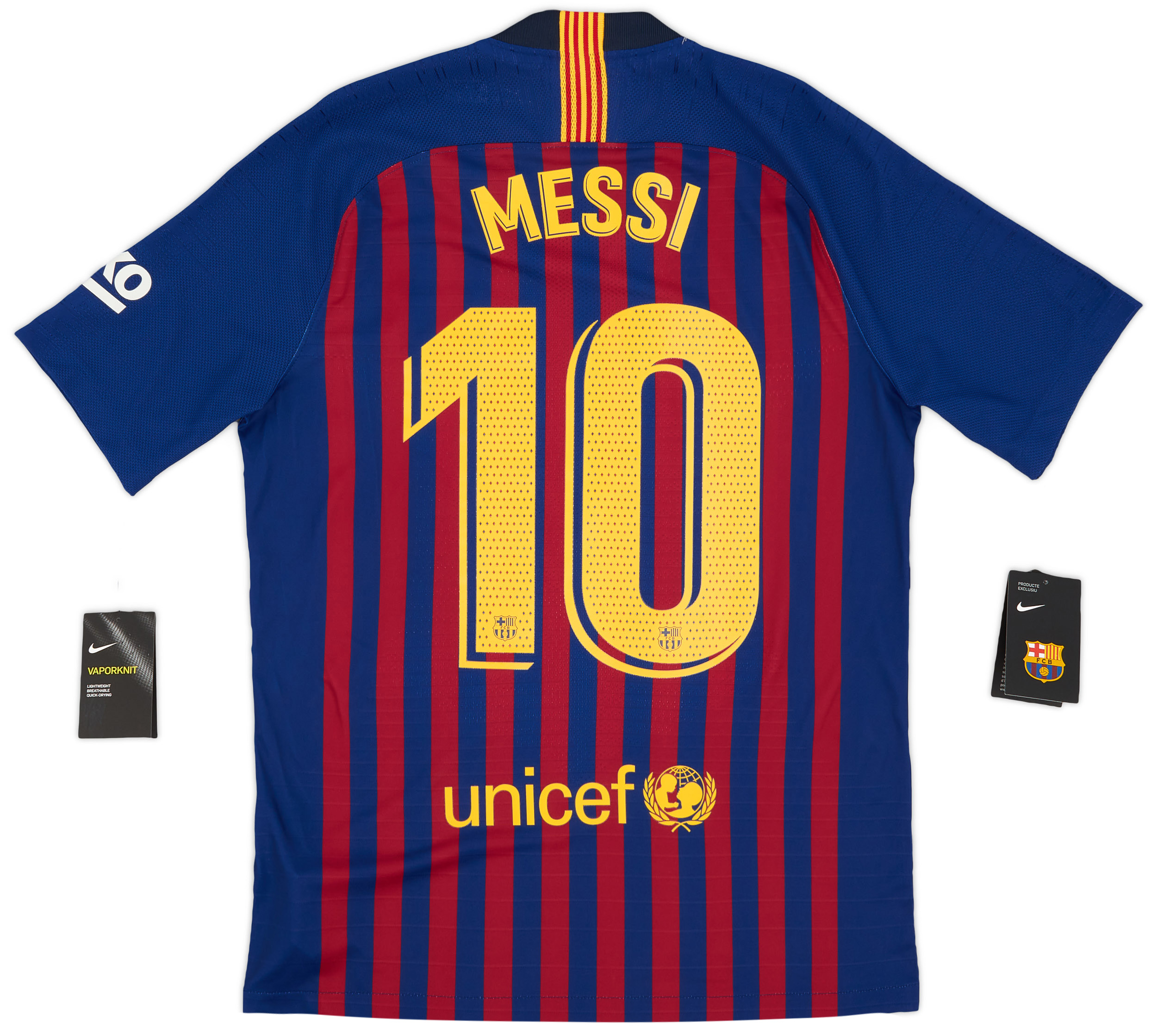 2018-19 Barcelona Authentic Home Shirt Messi #10 (M)