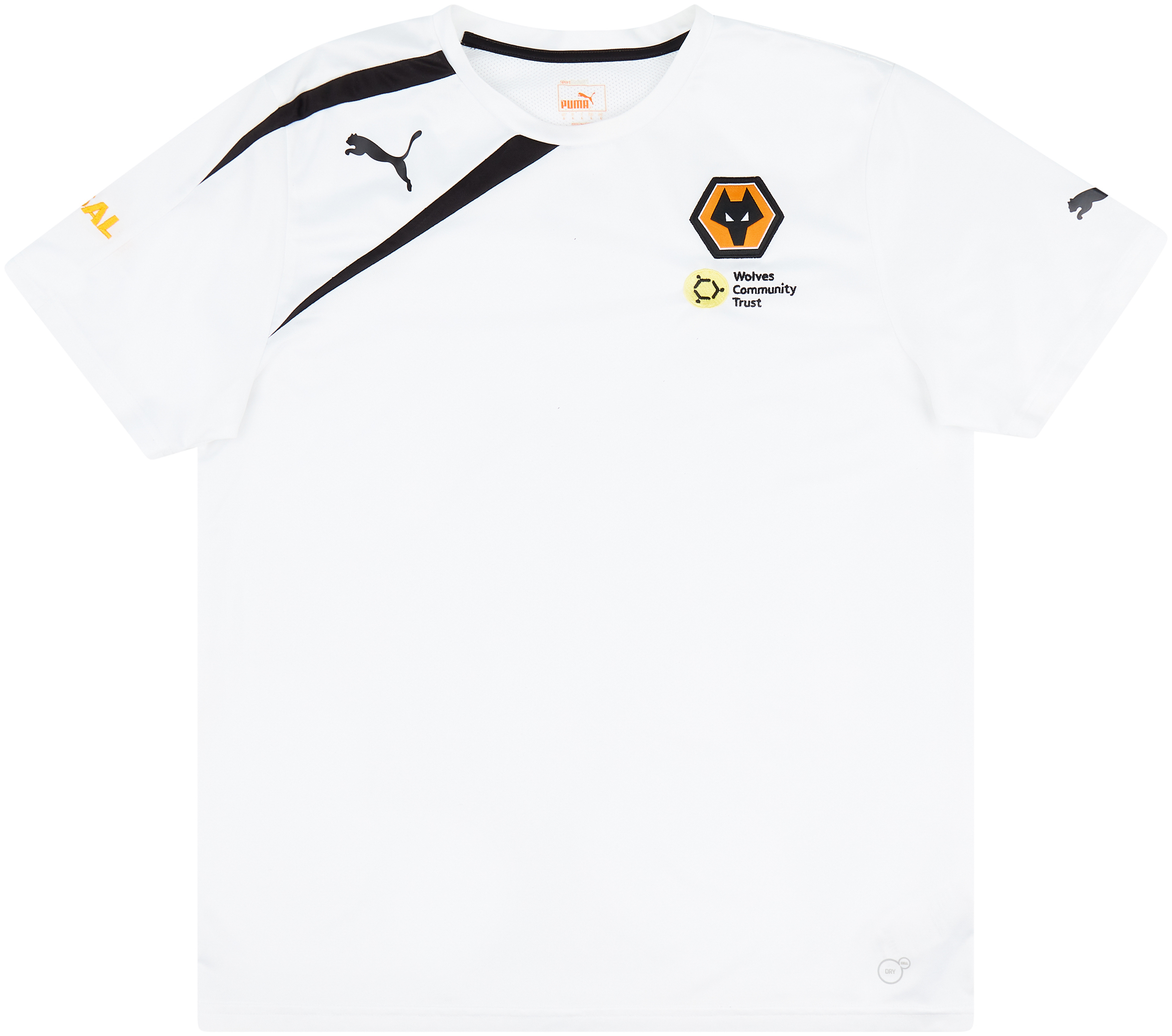2010s Wolves Community Trust Futsal Puma Training Shirt - Excellent 8/ ...