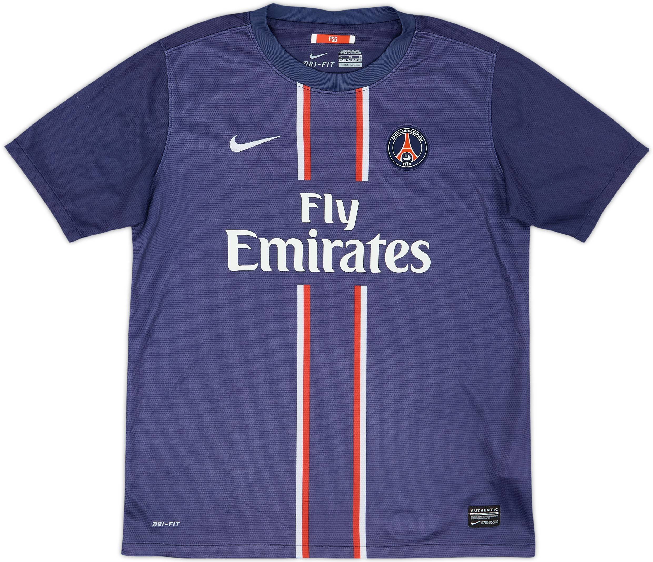 2012-13 Paris Saint-Germain Home Shirt - 5/10 - (XL.Boys) 2012-13 Paris Saint-Germain Home Shirt - 5/10 - (XL.Boys)