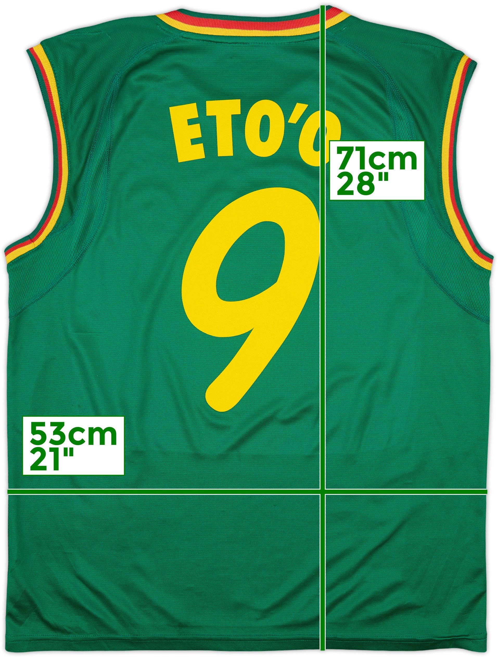 2002 cameroon jersey