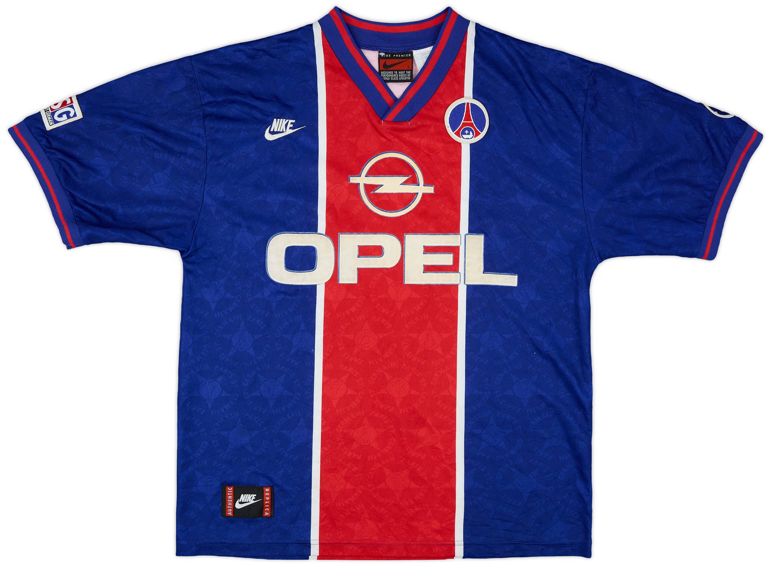 1995-96 Paris Saint-Germain Home Shirt - 6/10 - (L) 1995-96 Paris Saint-Germain Home Shirt - 6/10 - (L)