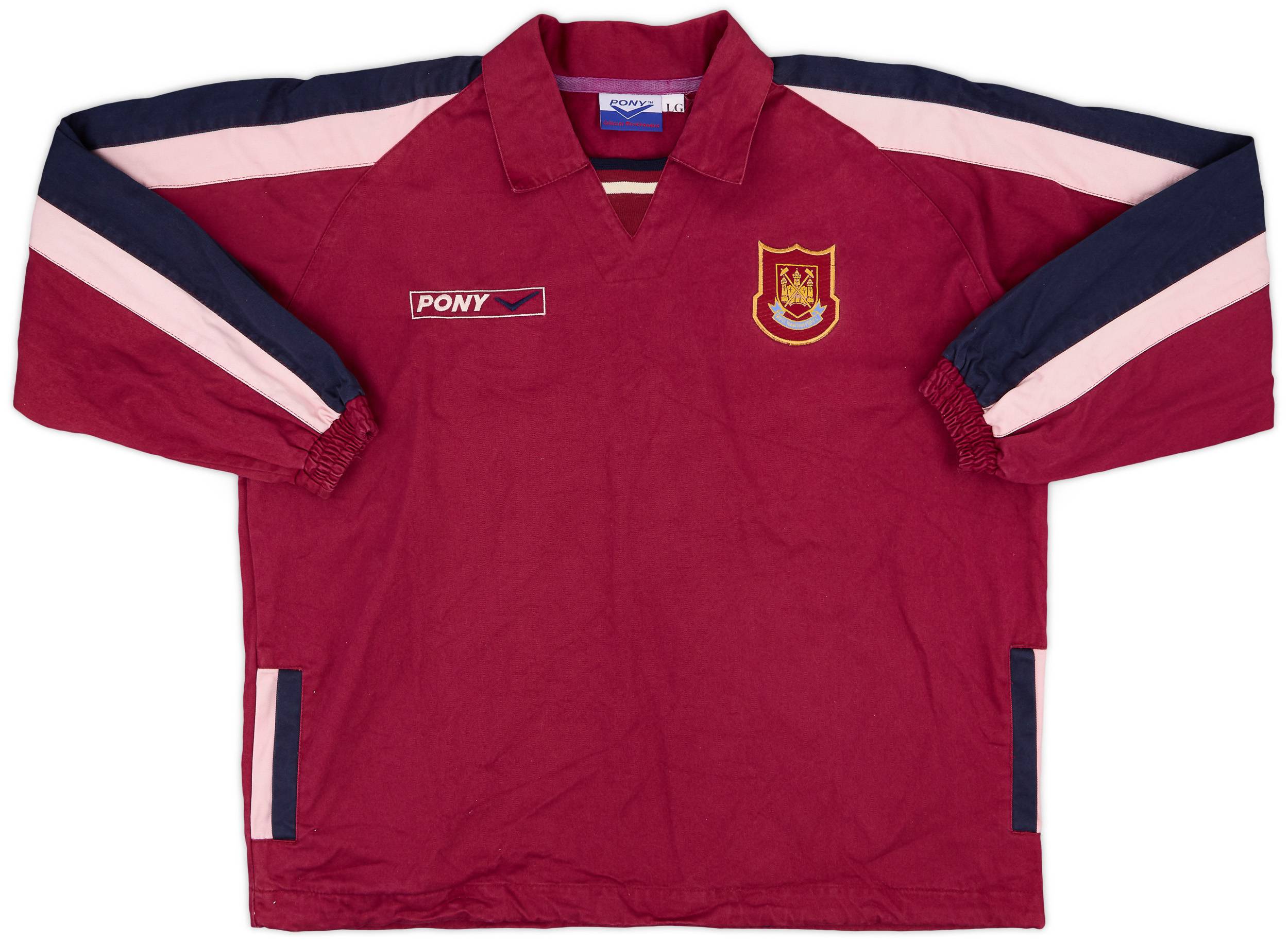 1997-99 West Ham Pony Drill Top - 6/10 - (L) 1997-99 West Ham Pony Drill Top - 6/10 - (L)