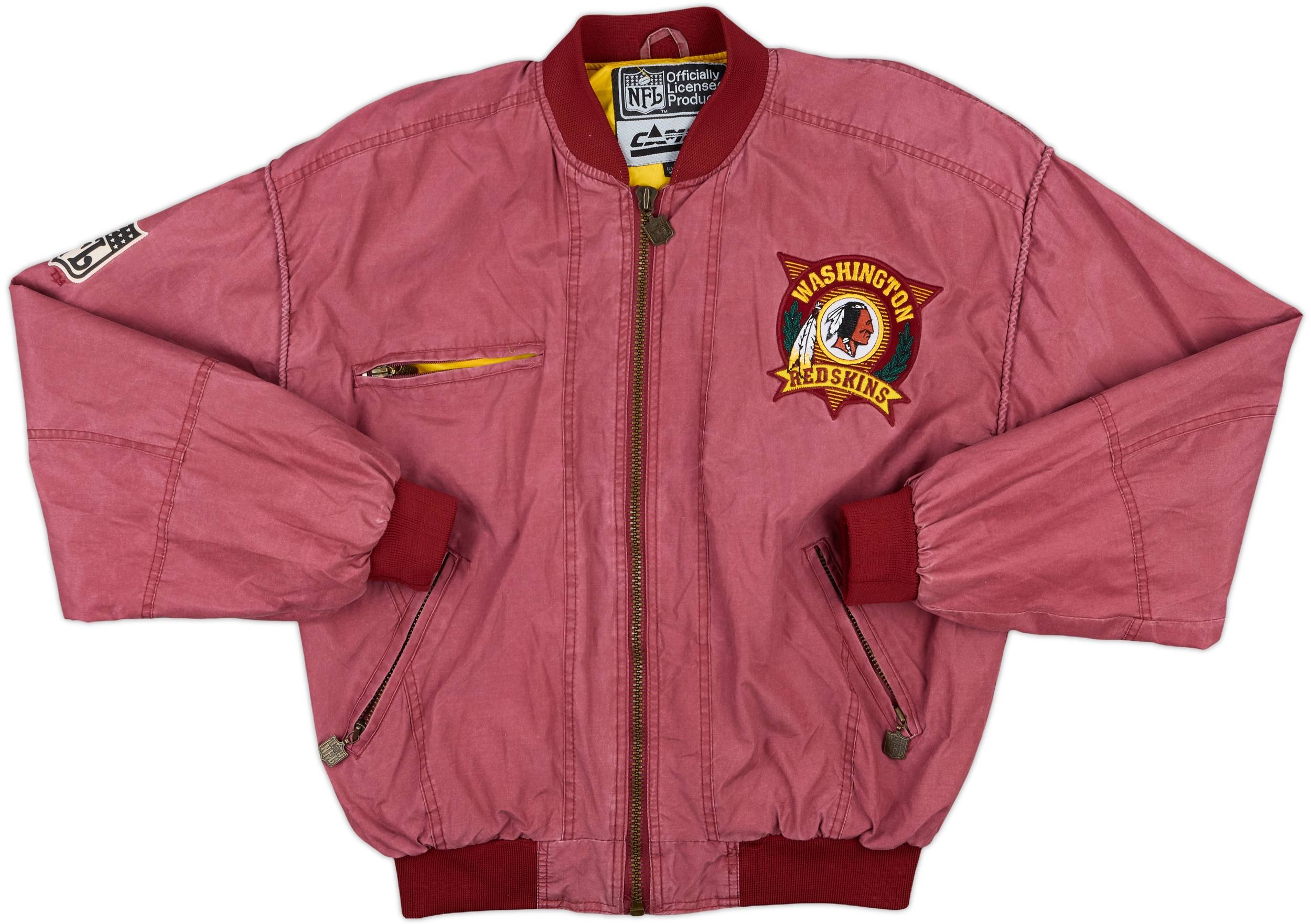 redskins flight jacket