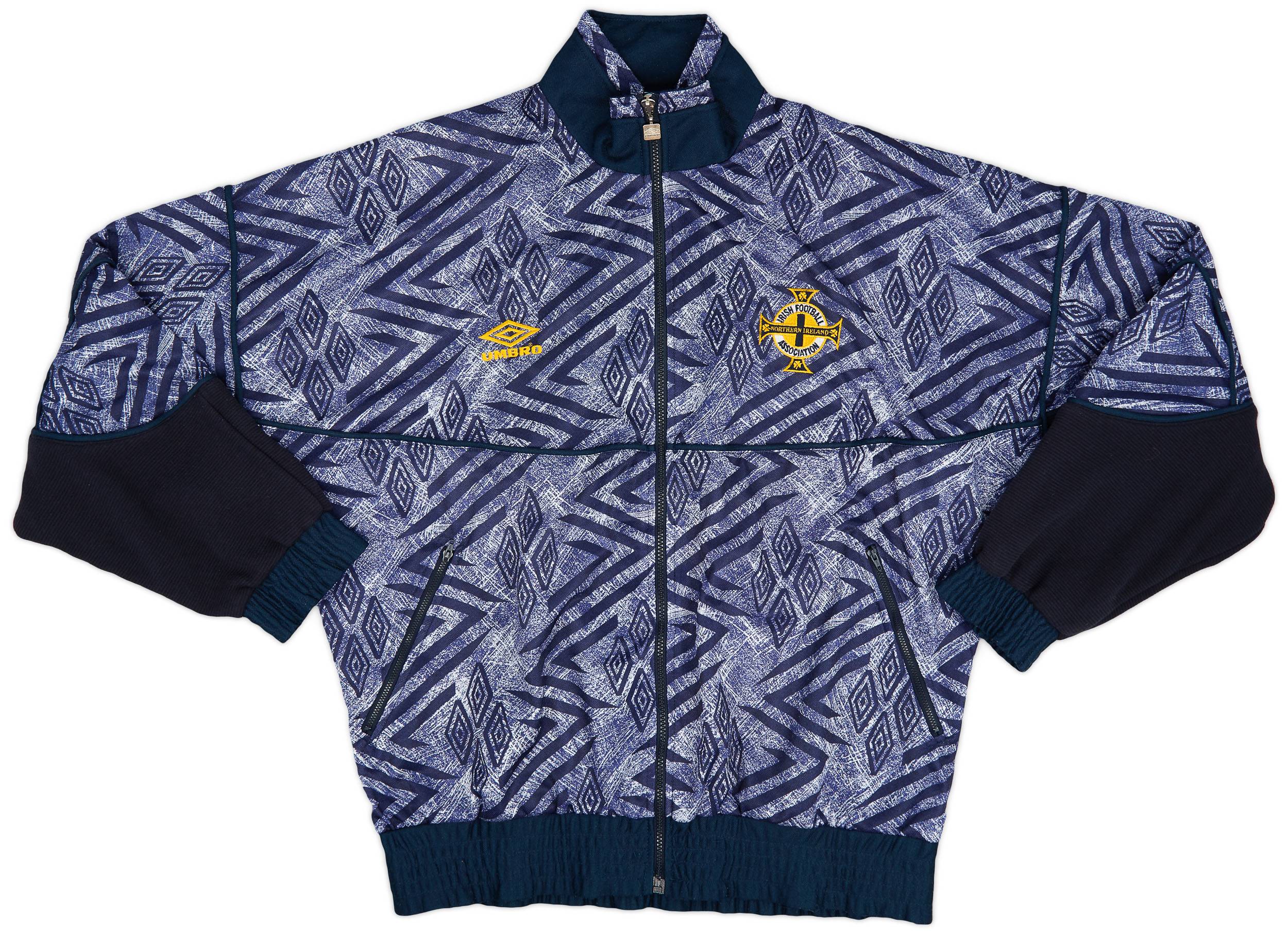 1993-94 Northern Ireland Umbro Track Jacket - 9/10 - (XL) 1993-94 Northern Ireland Umbro Track Jacket - 9/10 - (XL)