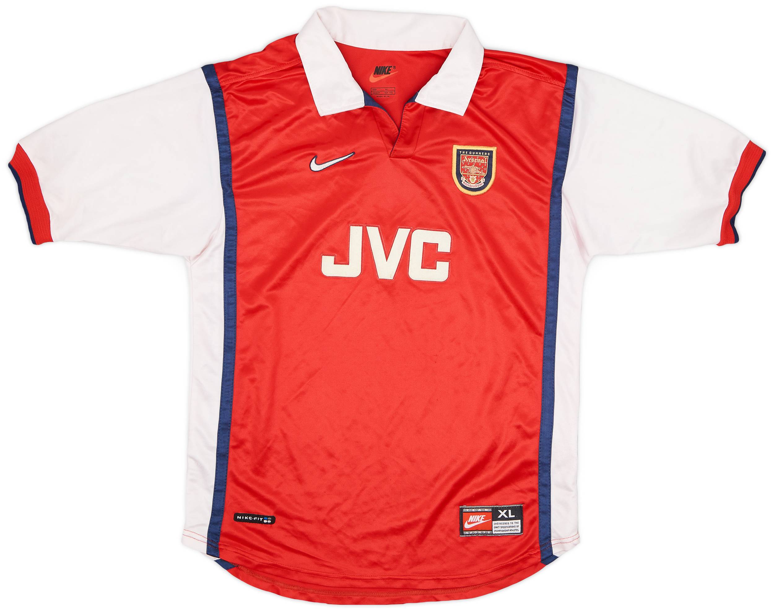 1998-99 Arsenal Home Shirt - 5/10 - (XL.Boys)