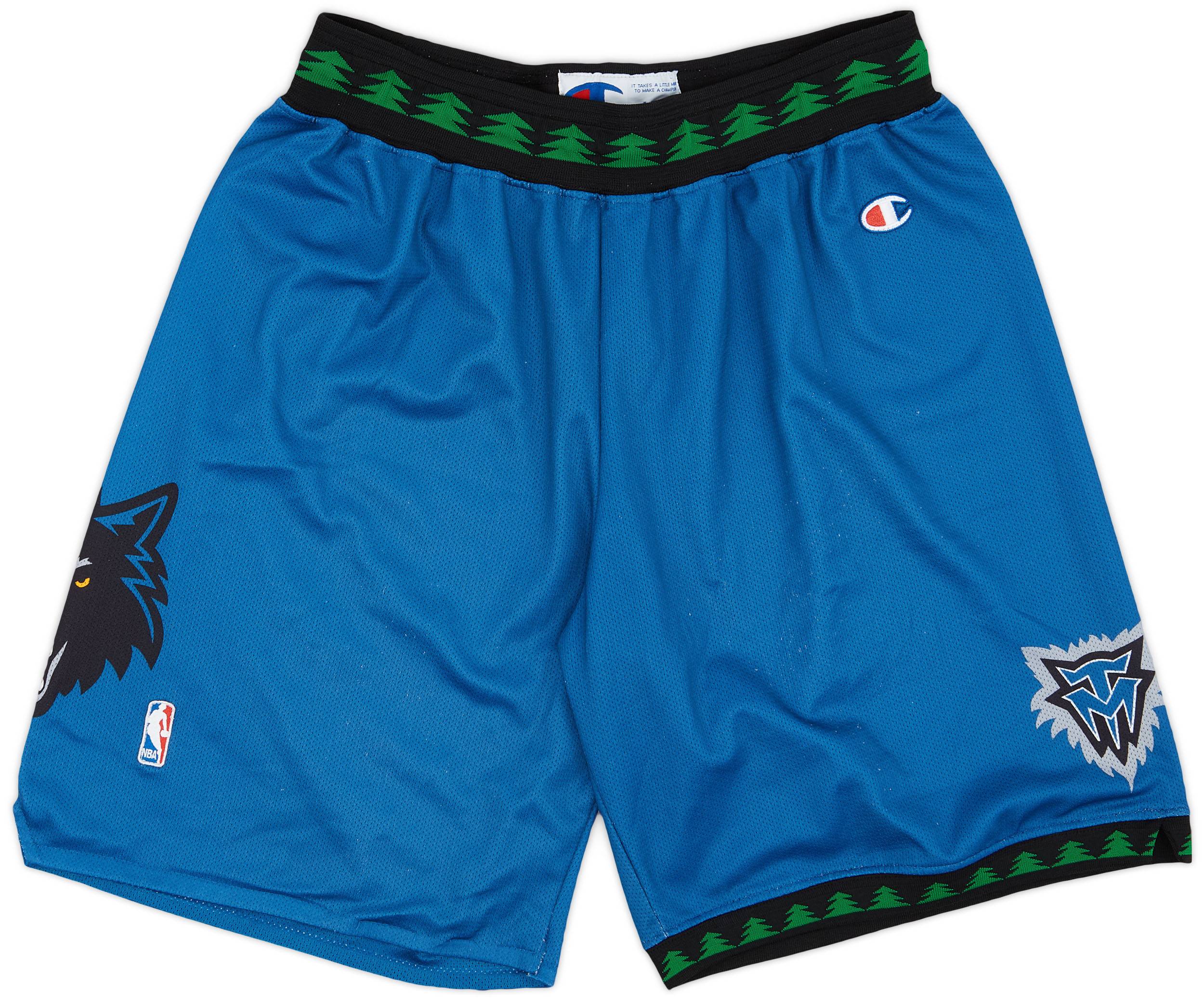 1996-08 Minnesota Timberwolves Champion Away Shorts - 8/10 - (XXL)