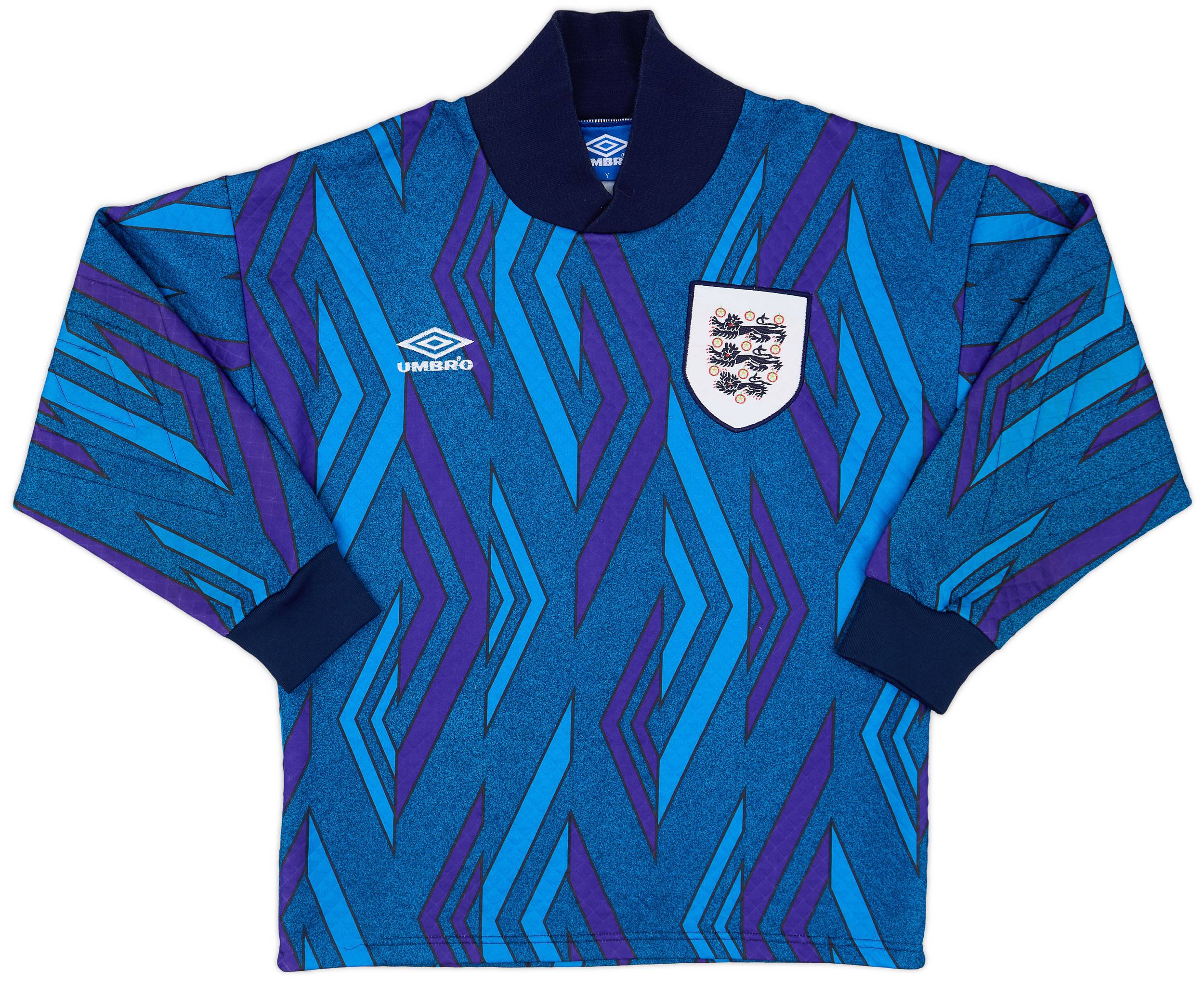 1993-95 England GK Shirt - 9/10 - (Y)