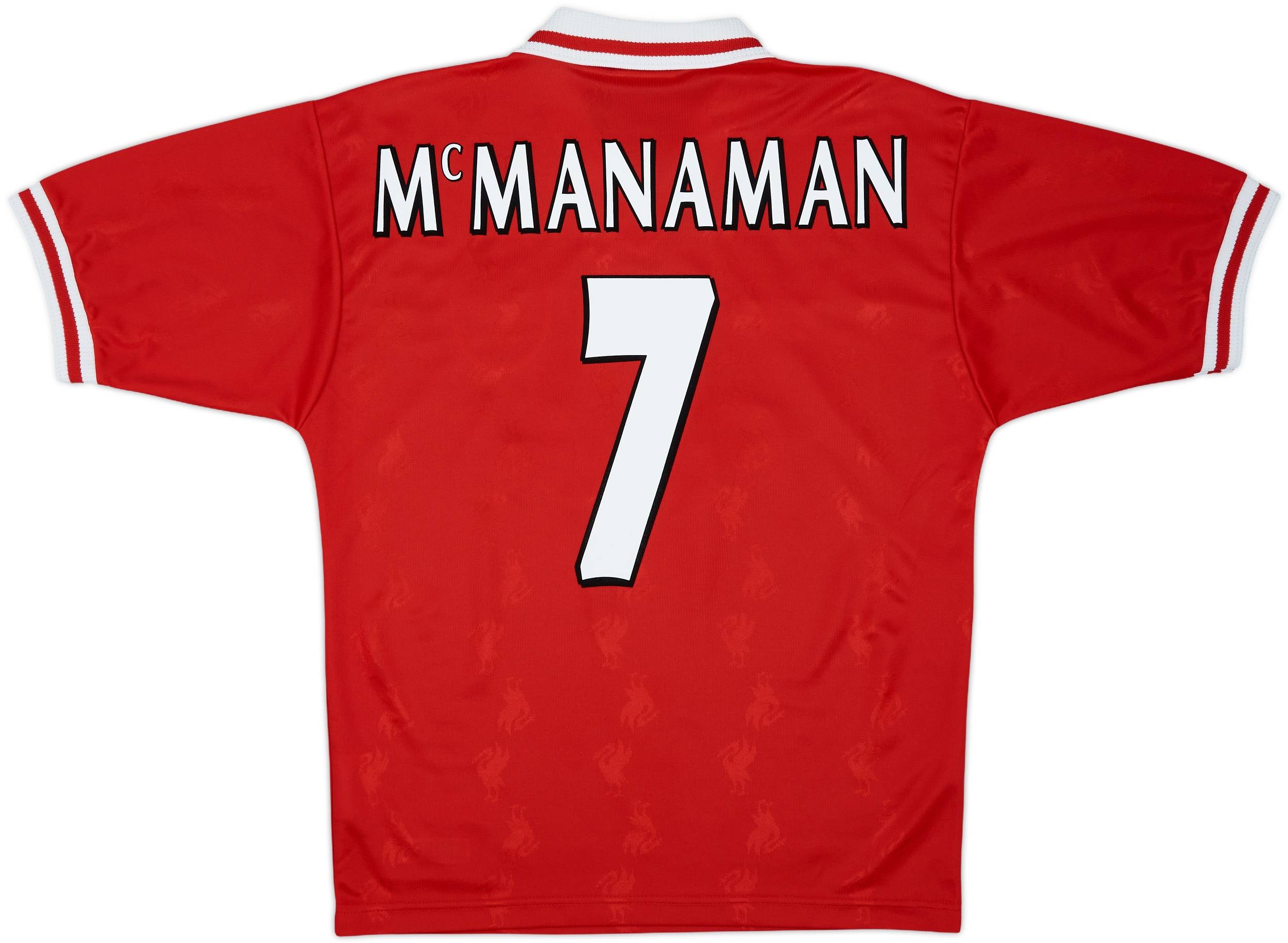 1996-98 Liverpool Home Shirt McManaman #7 - 9/10 - (M)