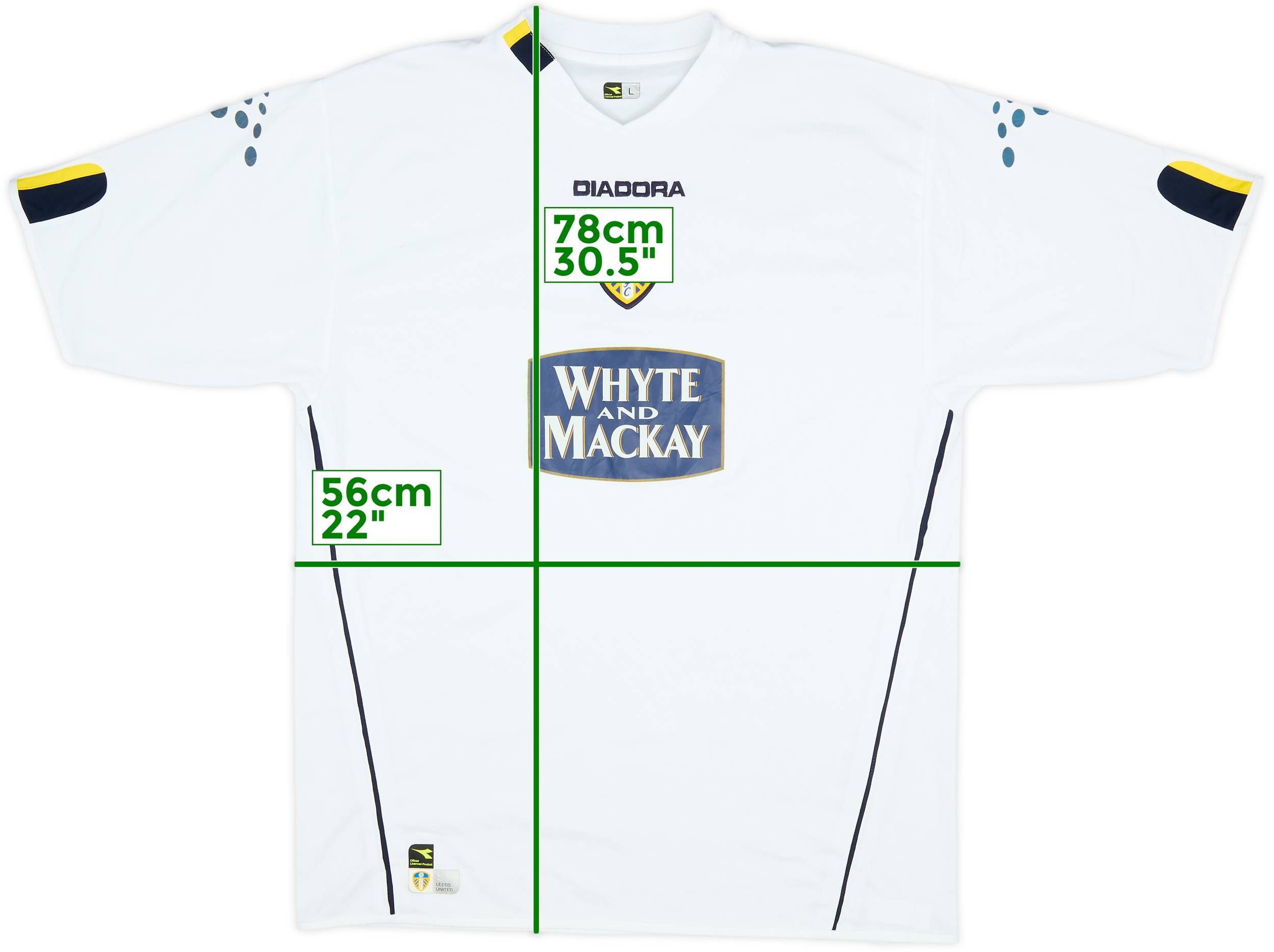 2004-05 Leeds United Home Shirt - 7/10 - (L)