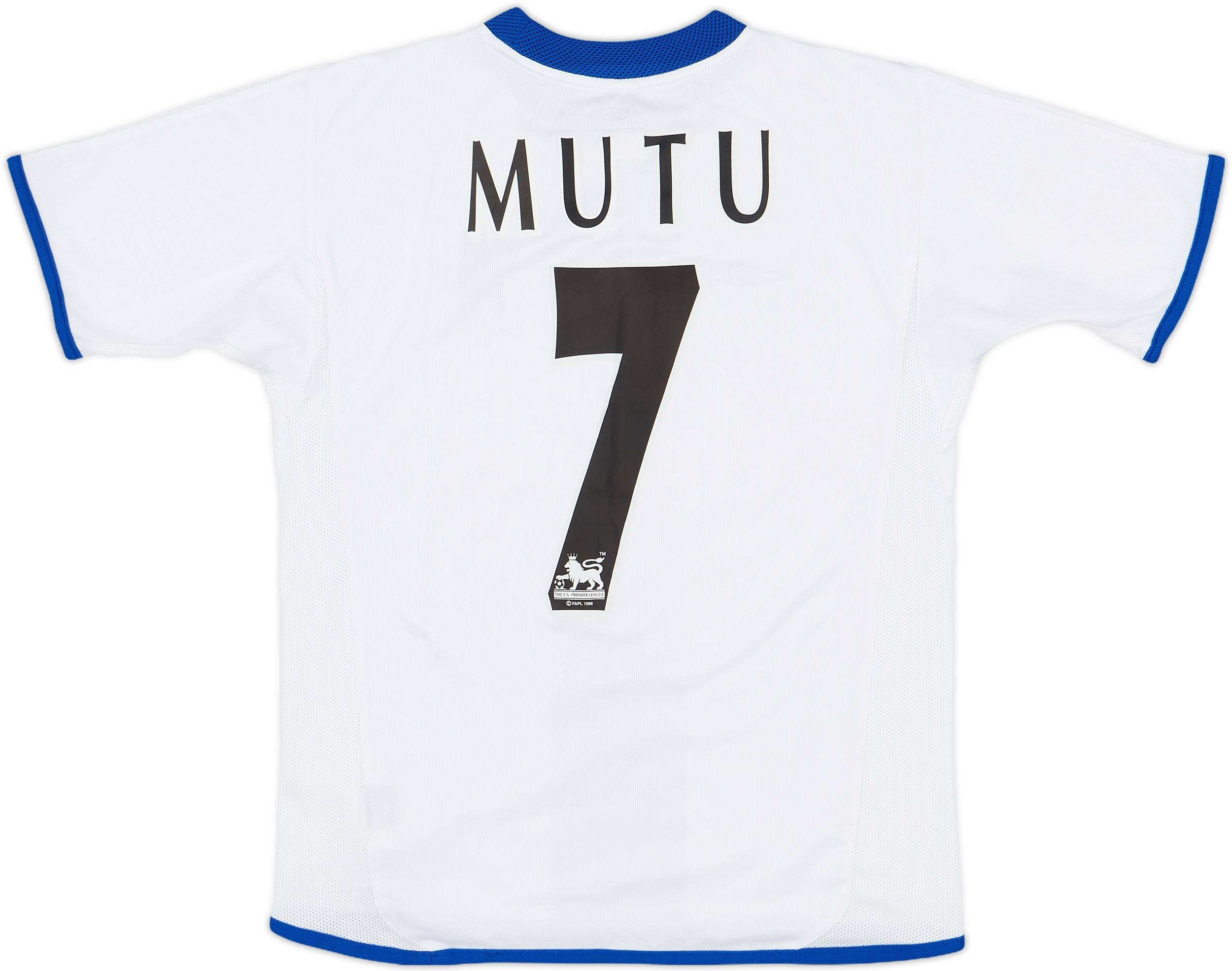 2003-05 Chelsea Away Shirt Mutu #7 - 8/10 - (M.Boys)