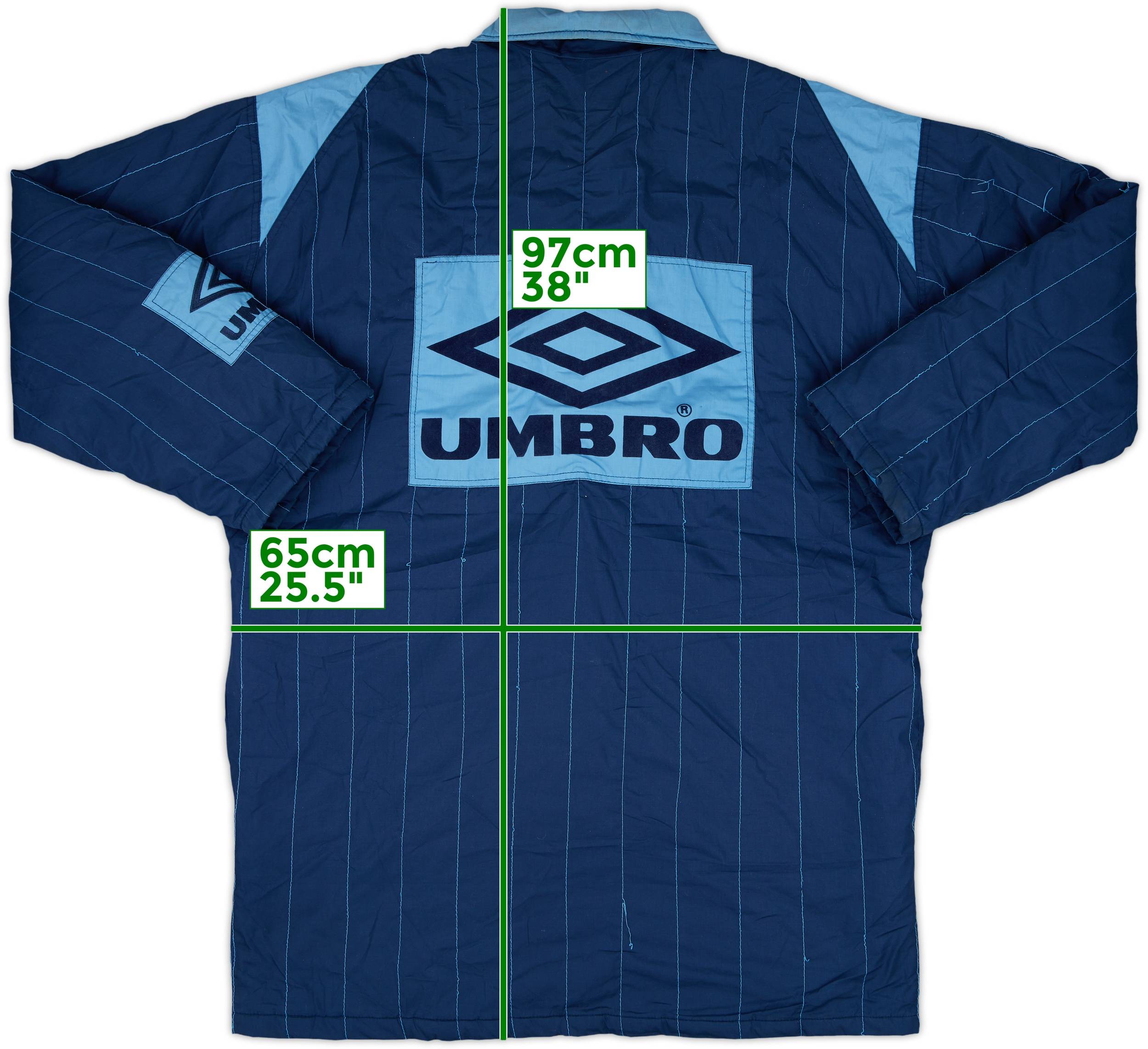 1990s Umbro Template Padded Bench Coat - 8/10 - (L)