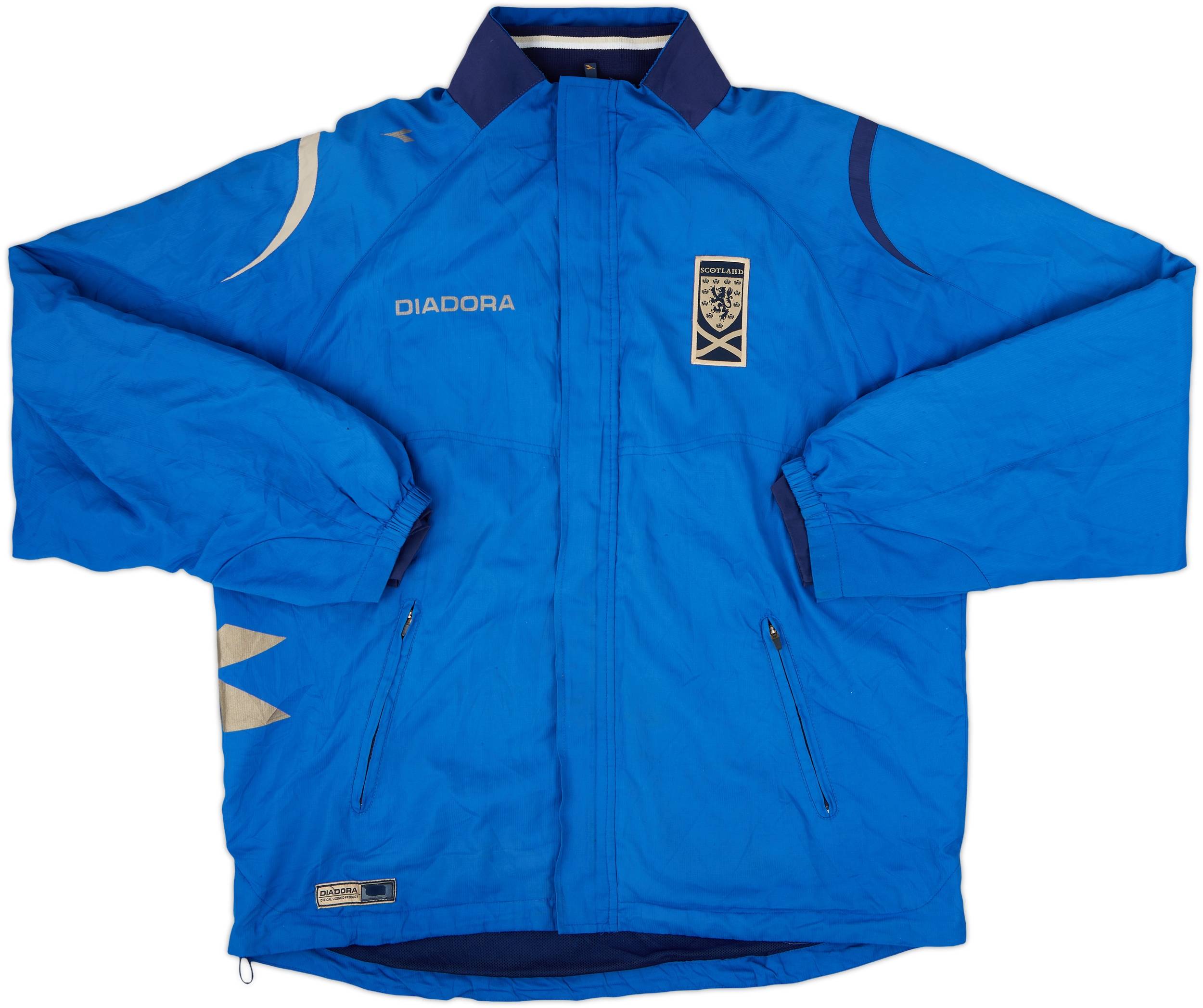 2006-07 Scotland Diadora Track Jacket - 7/10 - (XL)