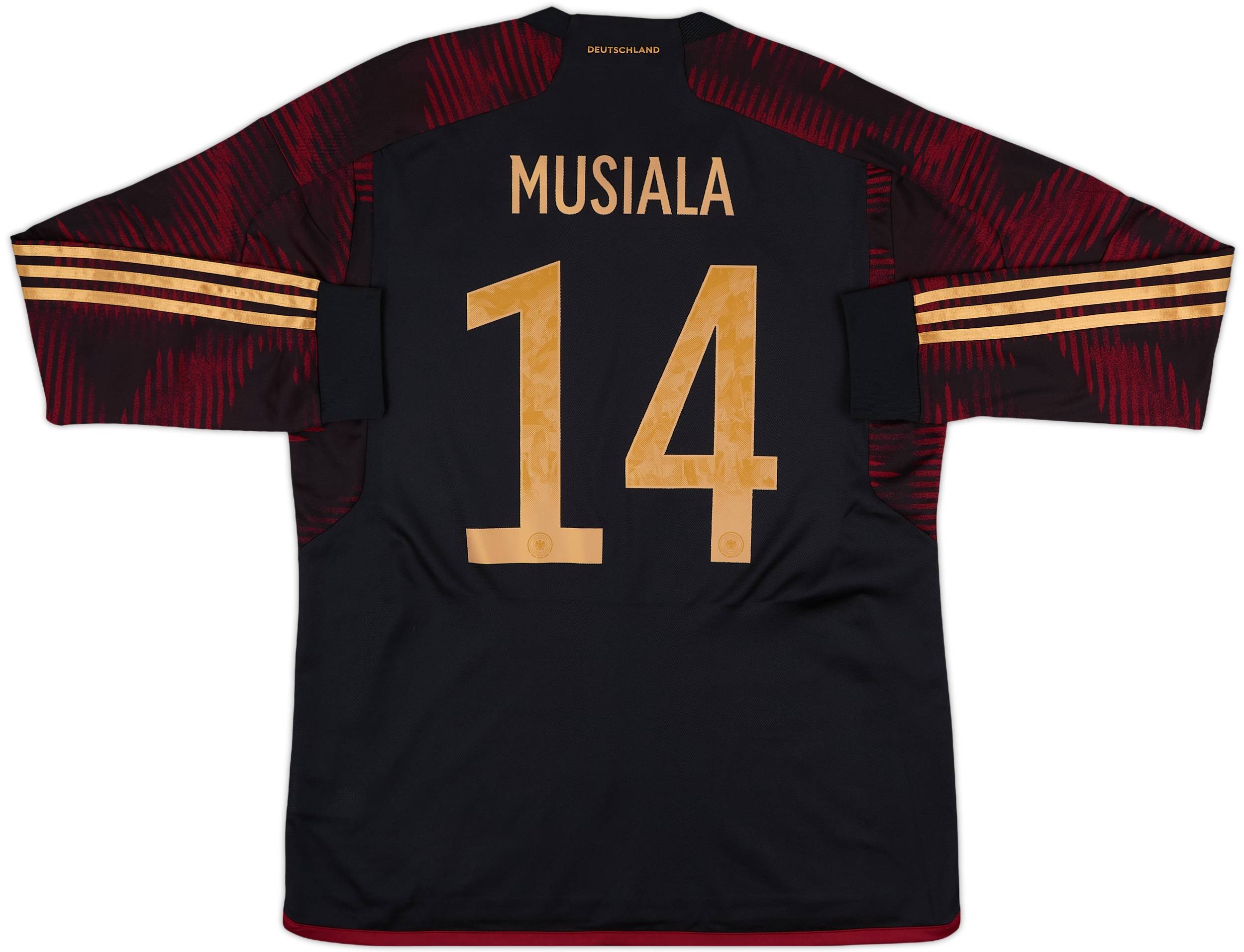 2022-23 Germany Away L/S Shirt Musiala #14 - 10/10 - (L)